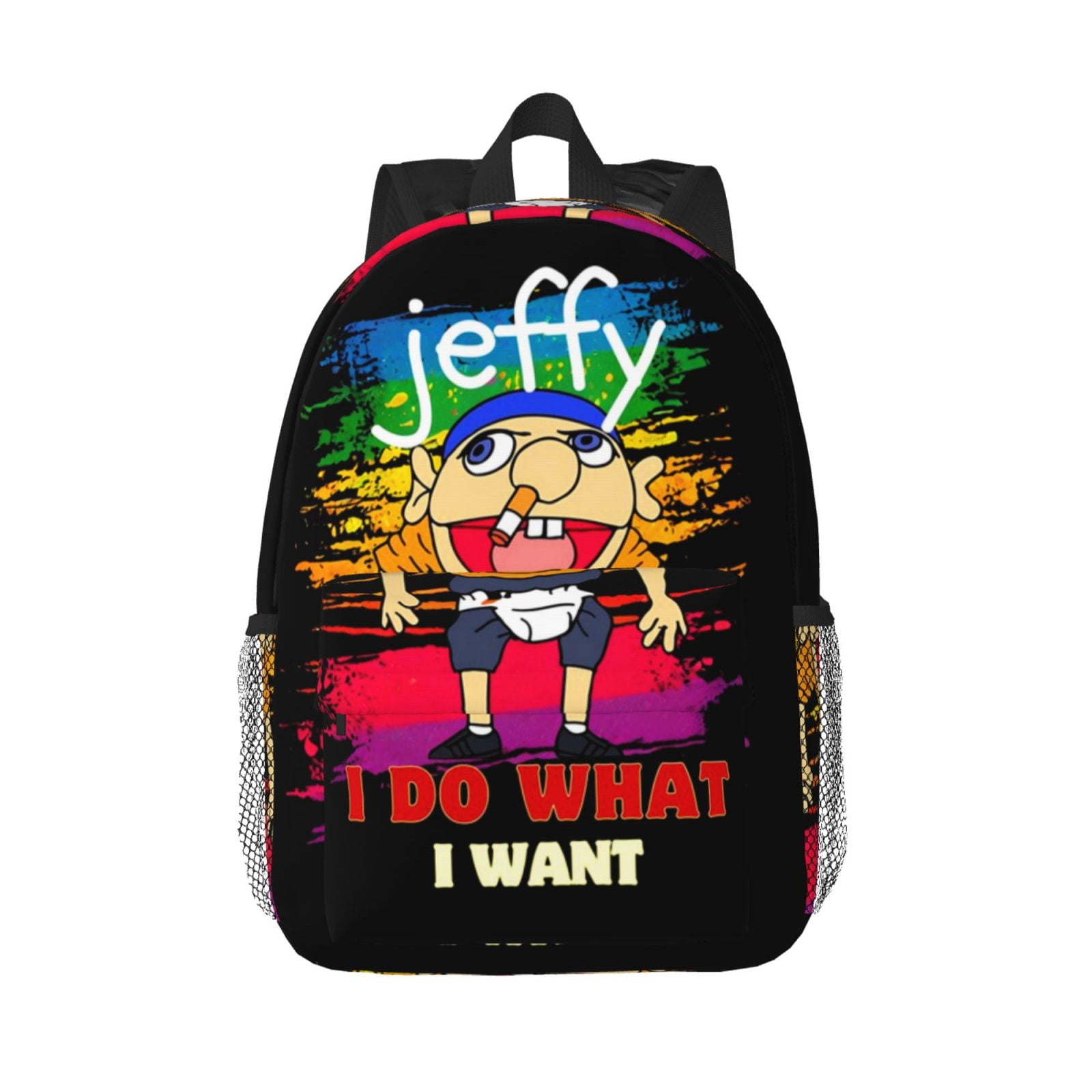 Sml Jeffy Backpac Large Capacity Laptop Bags Lightweight for Woman Work ...