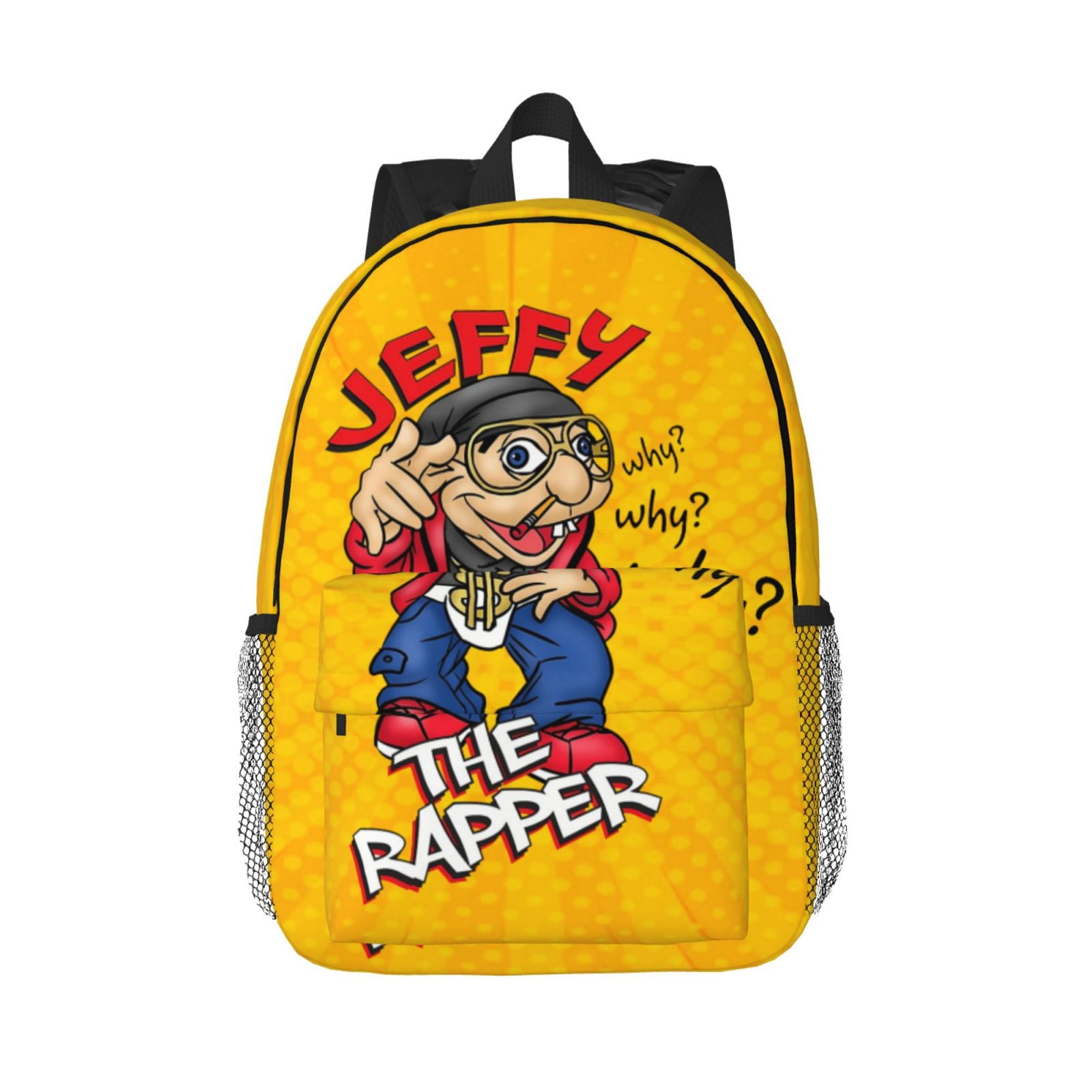 Sml Jeffy Backpacks Cartoon Prints Large Capacity Laptop Bags ...
