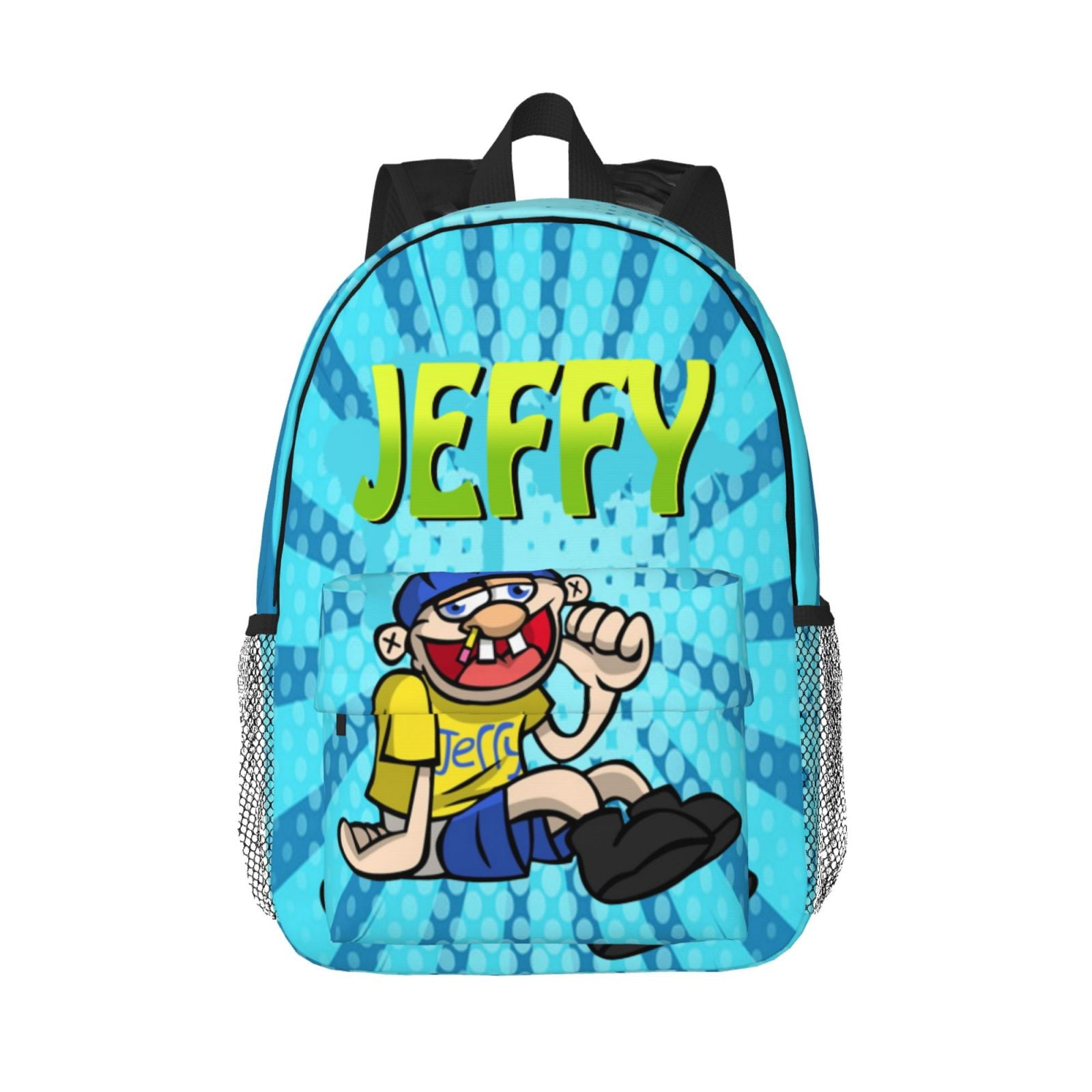 Sml Jeffy Backpacks Cartoon Prints Large Capacity Laptop Bags ...