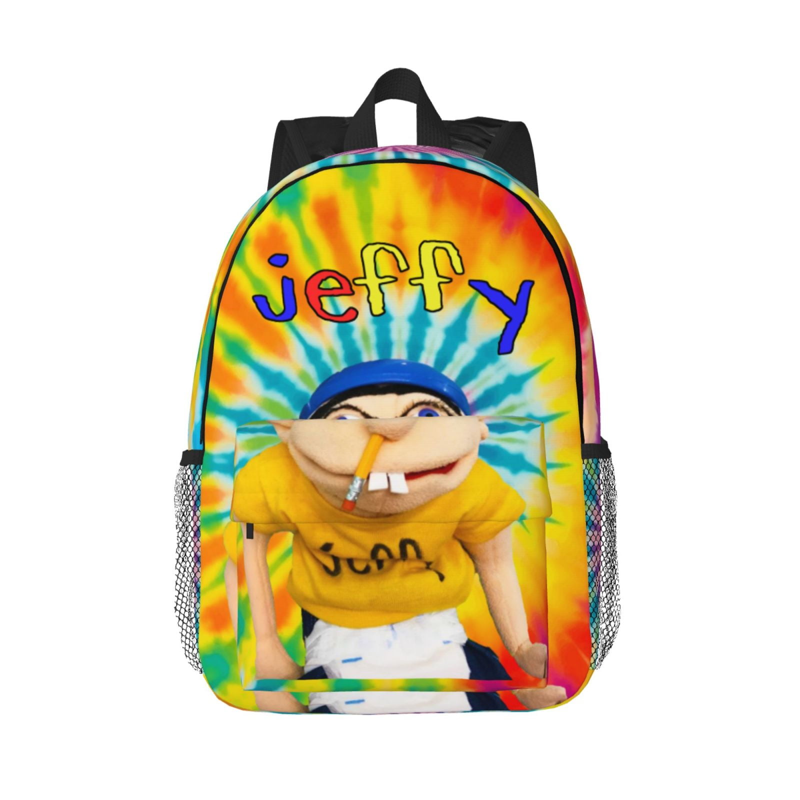 Sml Jeffy Backpac 15In Cartoon Large Capacity Laptop Bags Lightweight ...