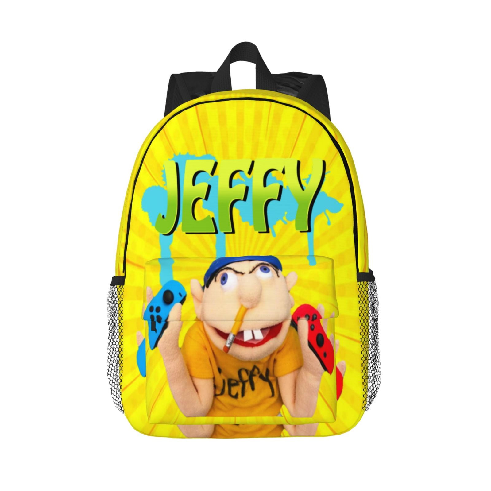 Sml Jeffy Backpac 15In Cartoon Large Capacity Laptop Bags Lightweight ...