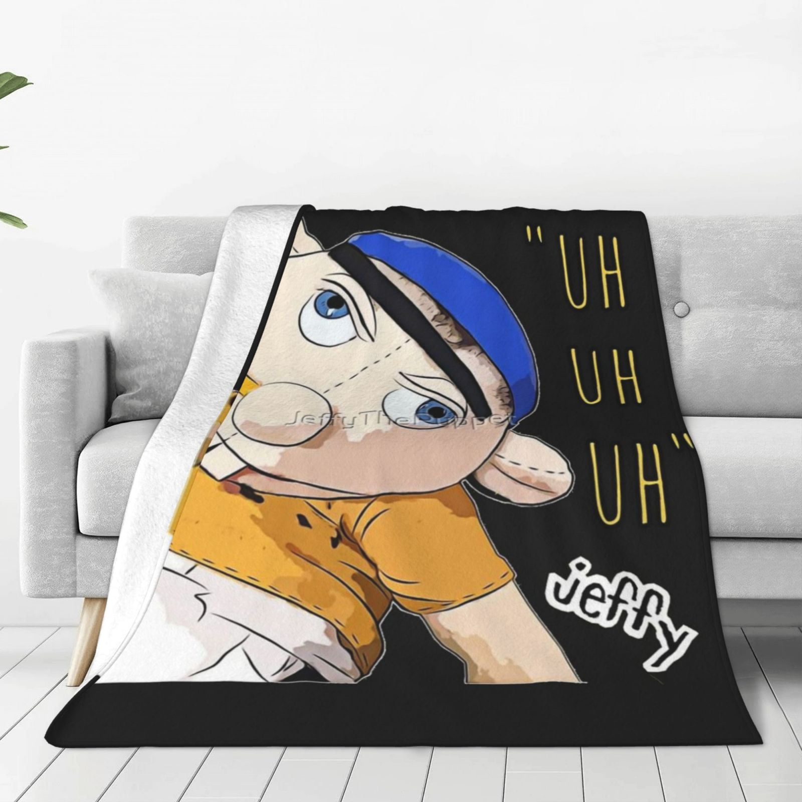 Sml Jeffy Blanket Air Conditioning Blanket Quilt Cartoon Plush Throw ...