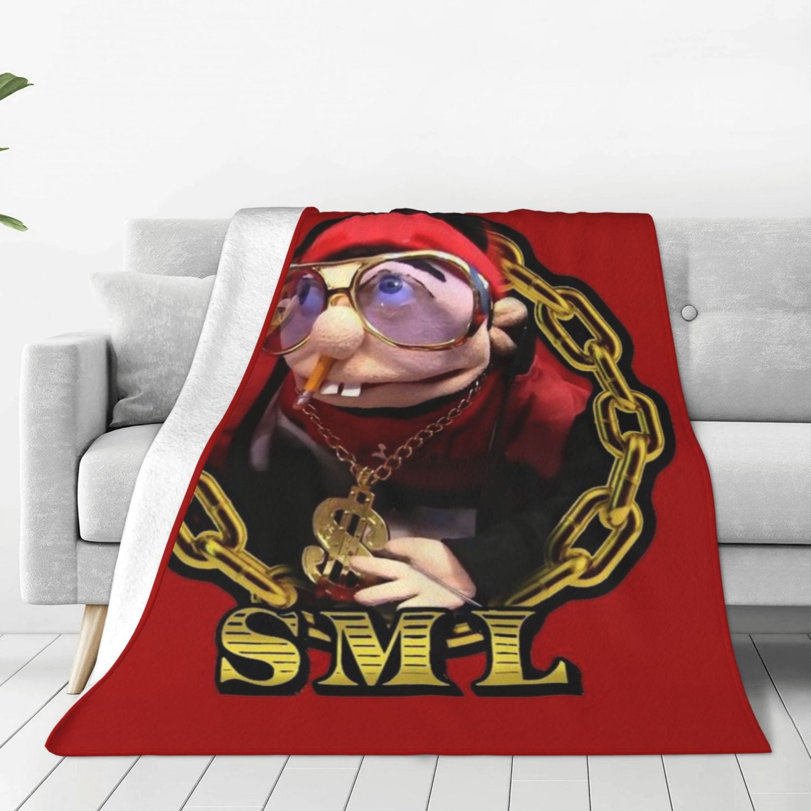Sml Jeffy Blanket Air Conditioning Blanket Quilt Cartoon Plush Throw ...