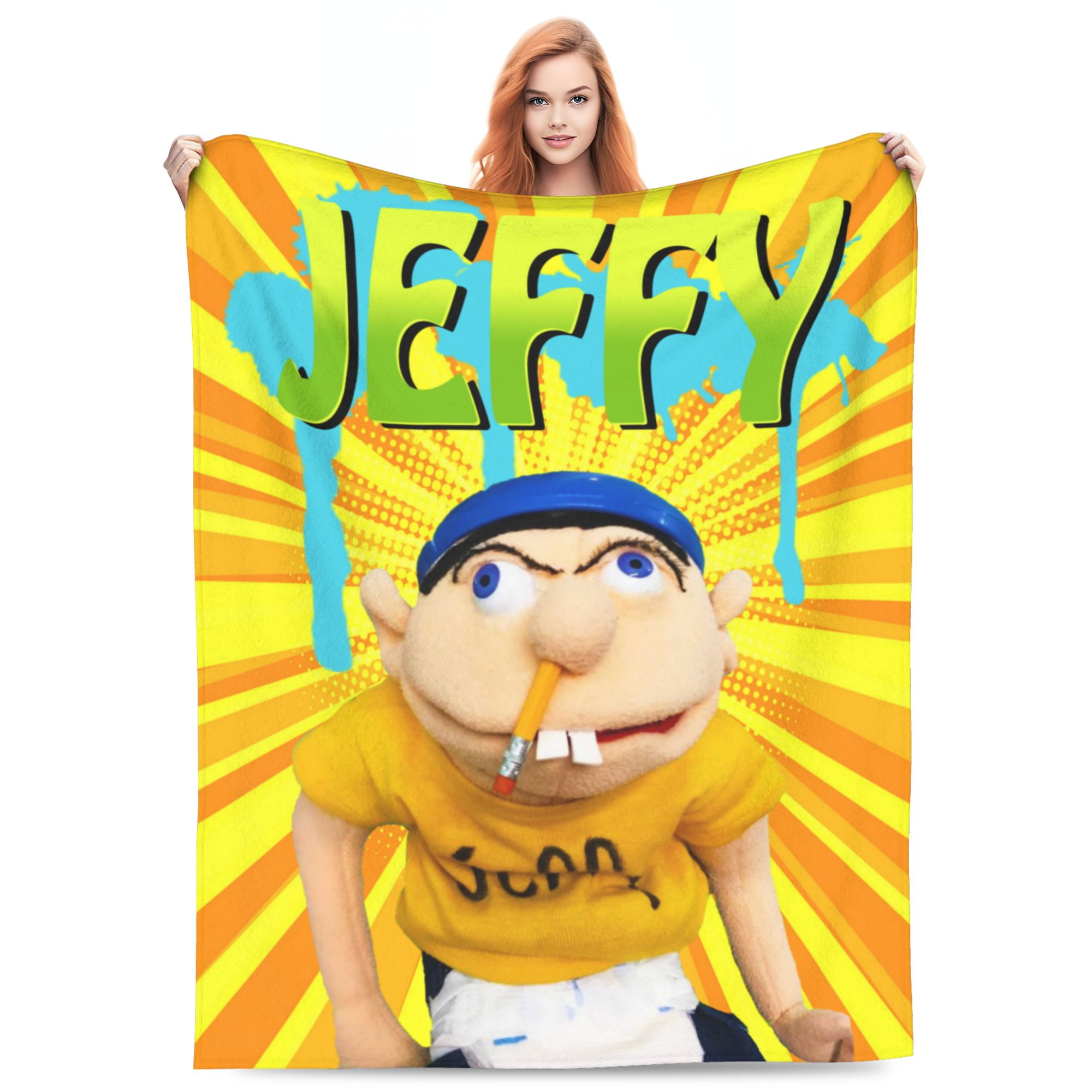 Sml Jeffy Blanket Lightweight Throw Blanket Flannel Fleece Microfiber Plush Bed Blanket Super ...