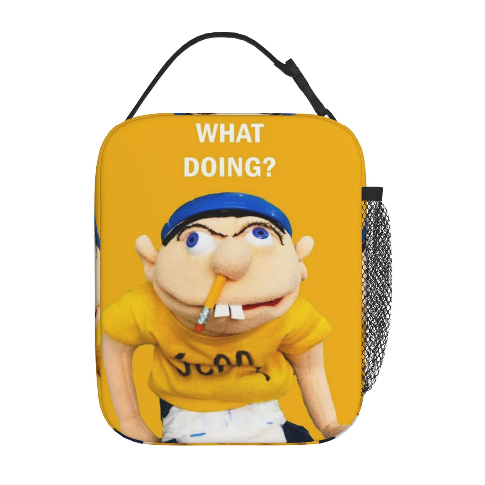 Sml Jeffy Lunch Bag Insulated Tote Cooler Small Lunch Box Reusable ...