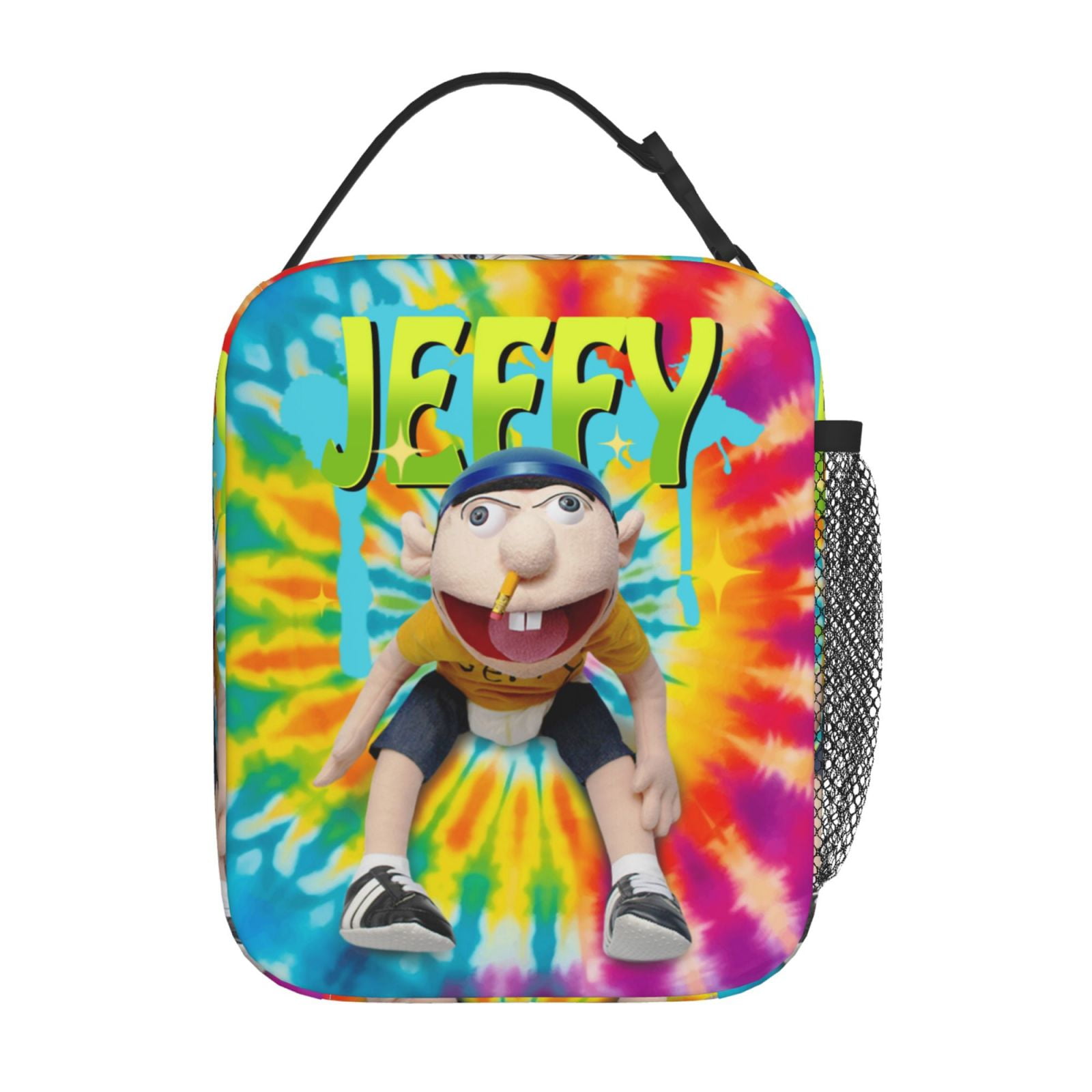 Sml Jeffy Lunch Bag Insulated Tote Cooler Small Lunch Box Reusable ...