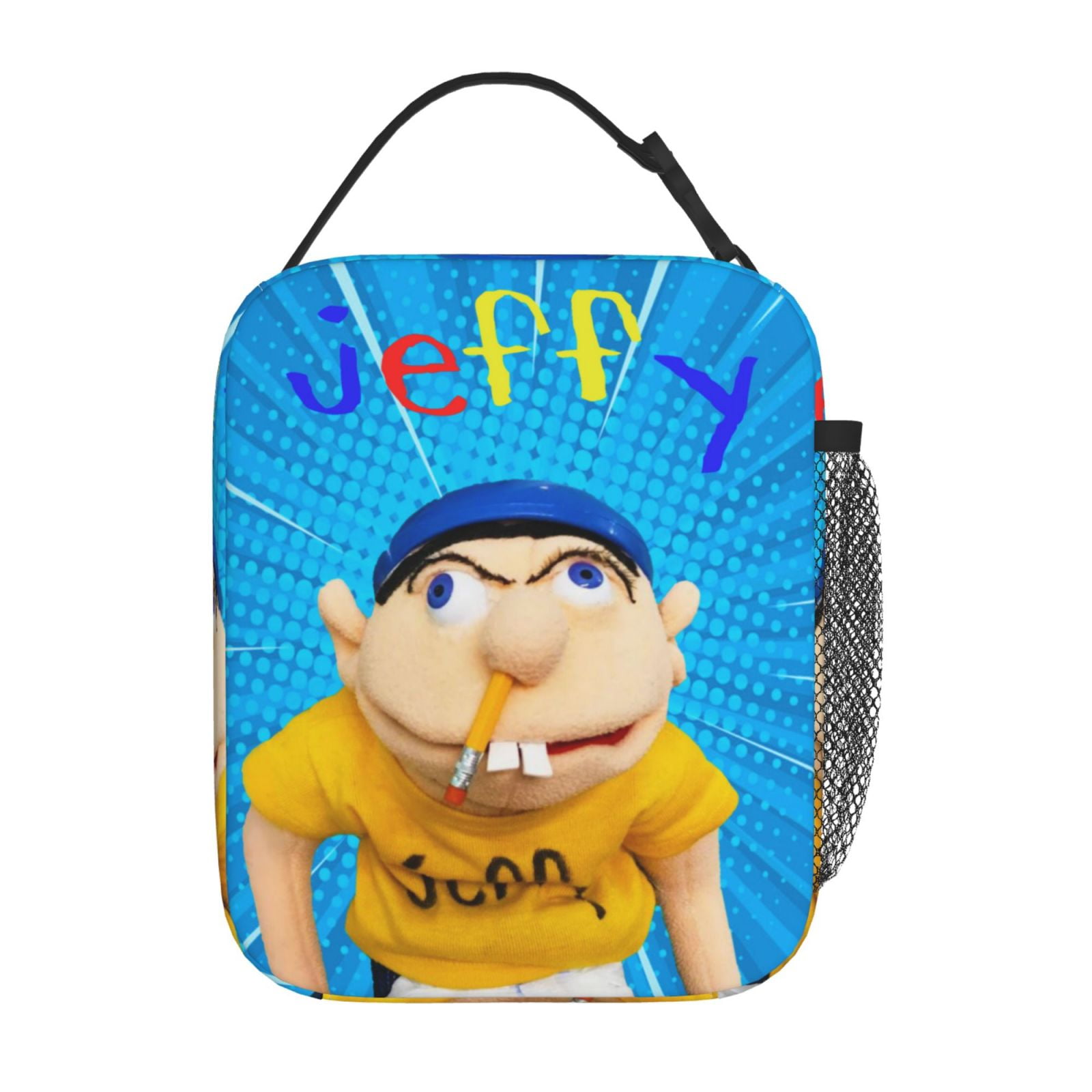 Sml Jeffy Lunch Bag Insulated Tote Cooler Small Lunch Box Reusable ...