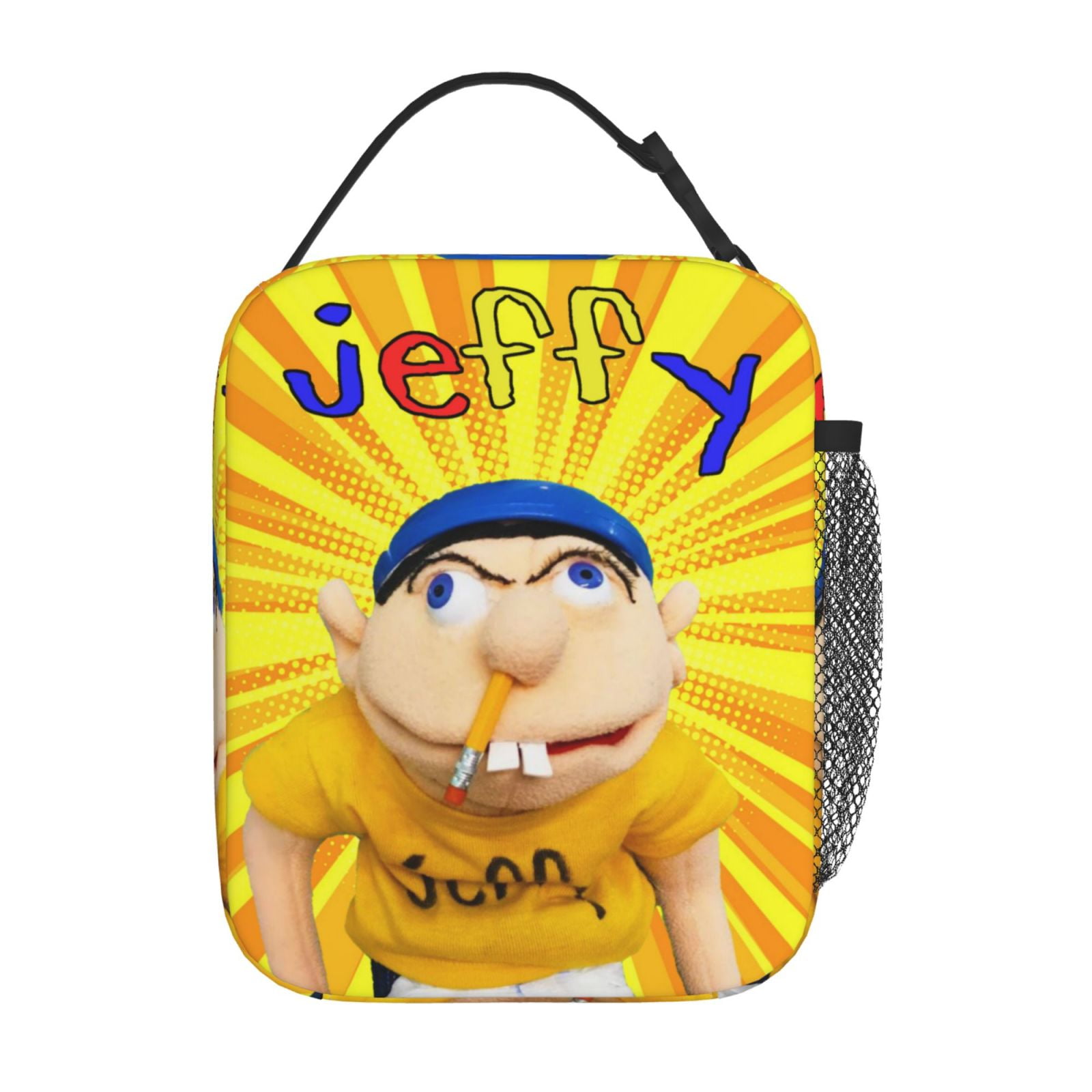 Sml Jeffy Lunch Bag Insulated Tote Cooler Small Lunch Box Reusable ...