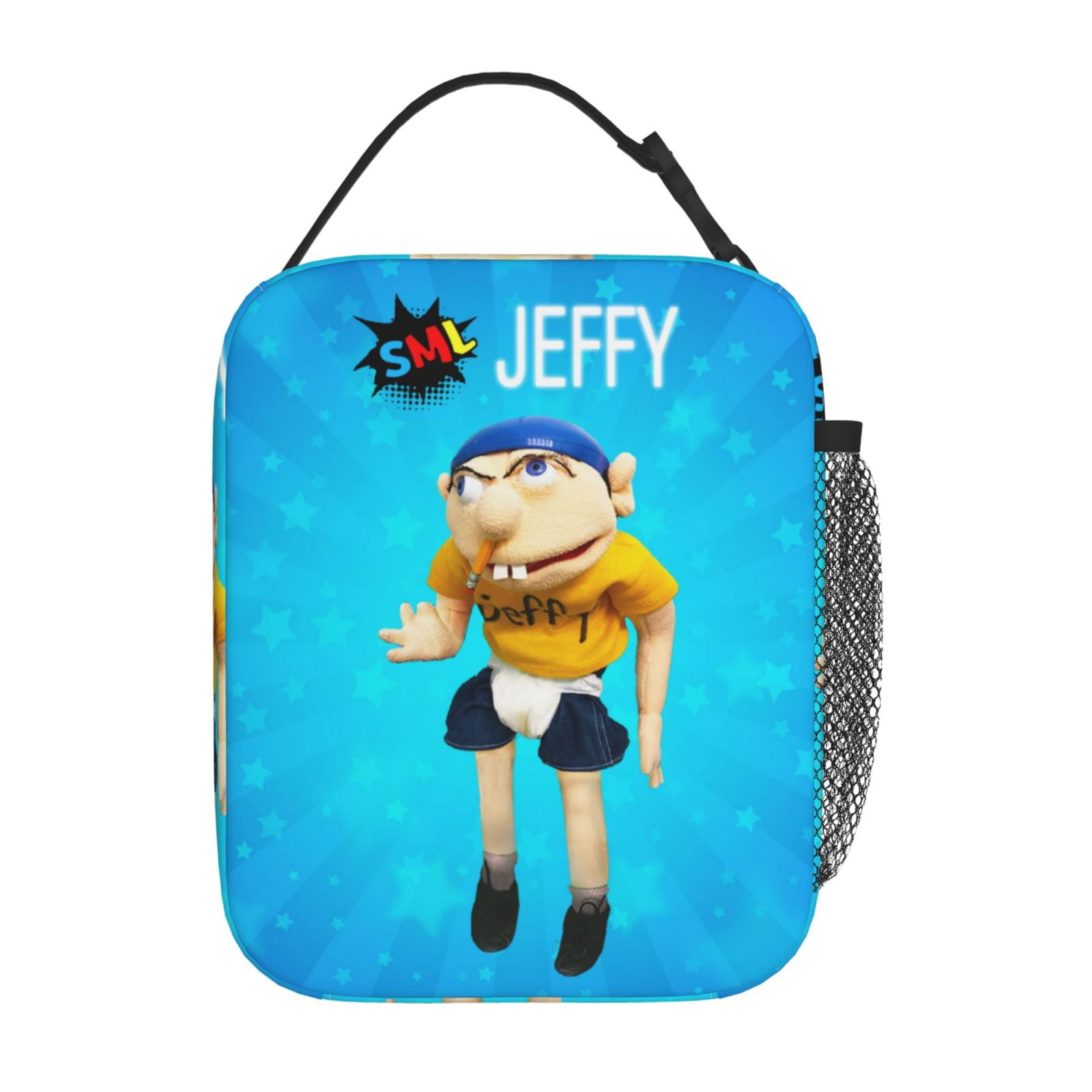 Sml Jeffy Lunch Bag Insulated Tote Cooler Small Lunch Box Reusable ...