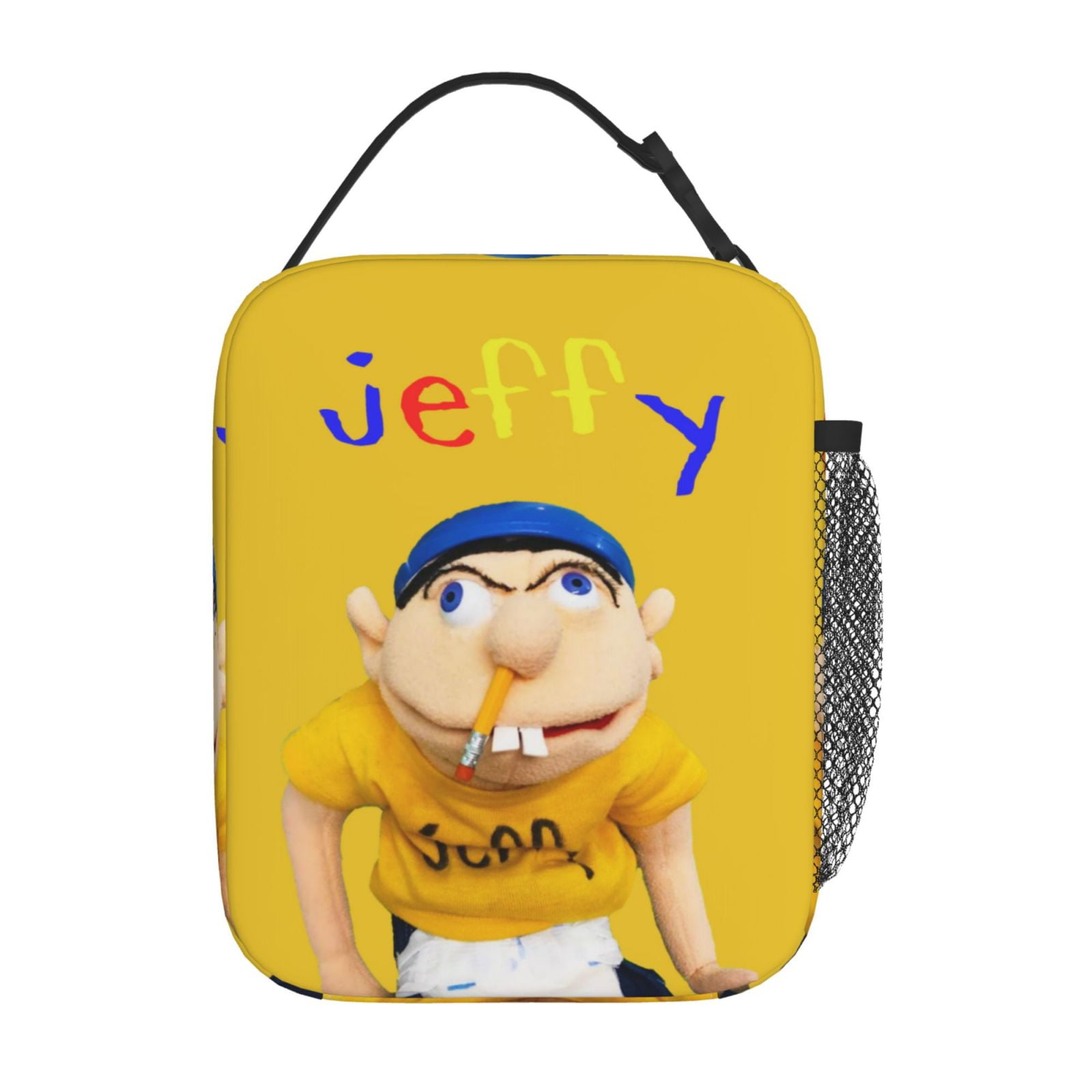 Sml Jeffy Lunch Bag Insulated Tote Cooler Small Lunch Box Reusable ...
