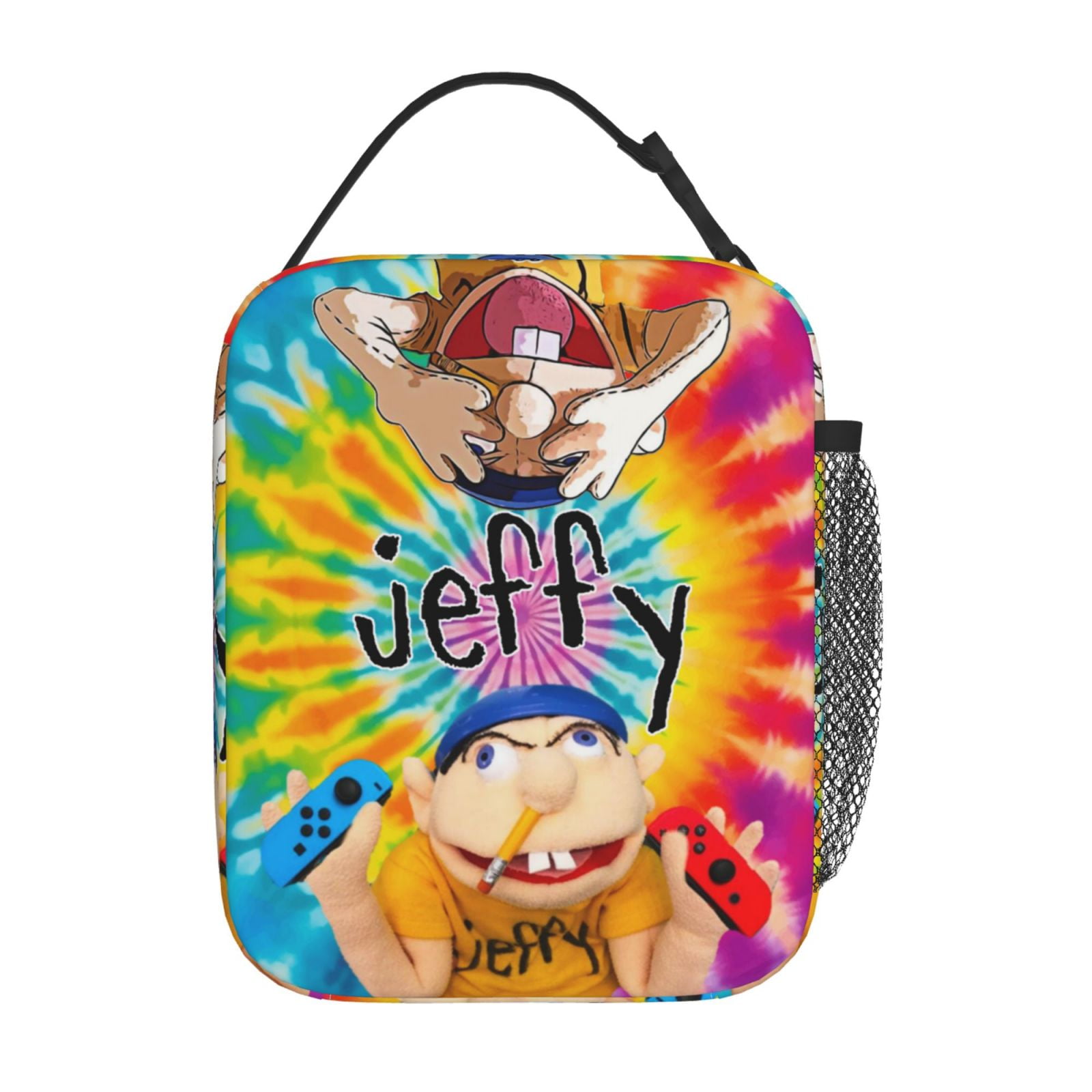 Sml Jeffy Lunch Bag Insulated Tote Cooler Small Lunch Box Reusable ...