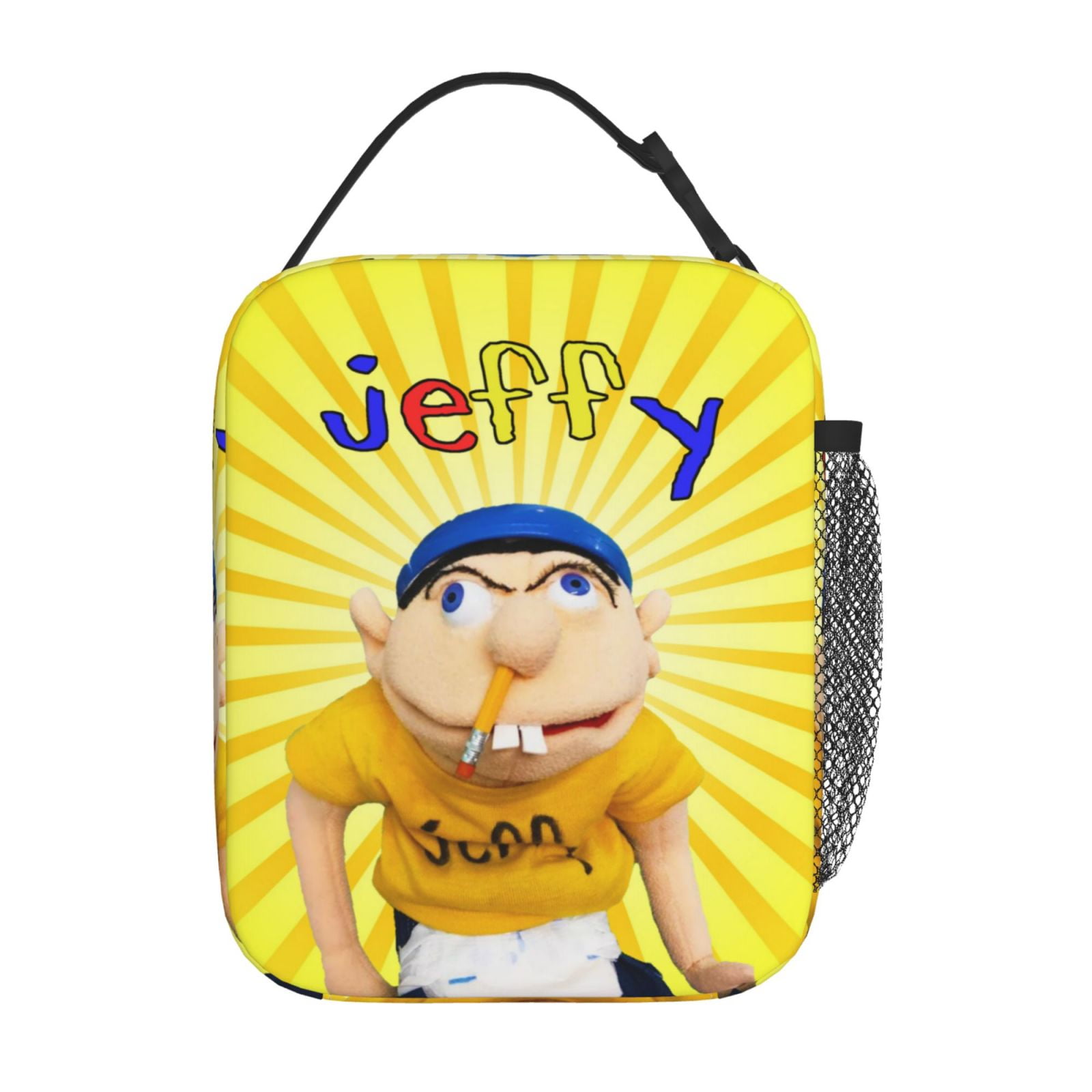 Sml Jeffy Lunch Bag Insulated Tote Cooler Small Lunch Box Reusable ...