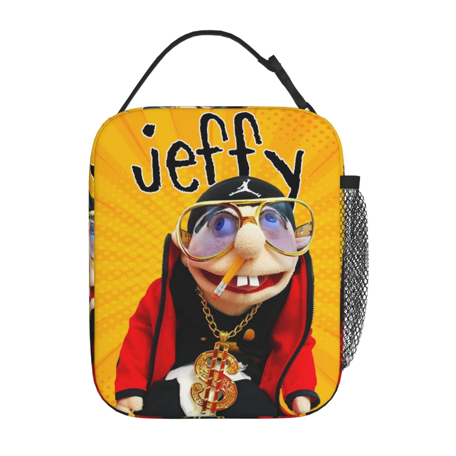 Sml Jeffy Lunch Bag Insulated Tote Cooler Small Lunch Box Reusable ...