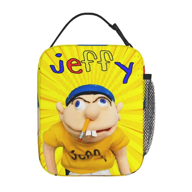Sml Jeffy Lunch Bag Insulated Tote Cooler Small Lunch Box Reusable ...