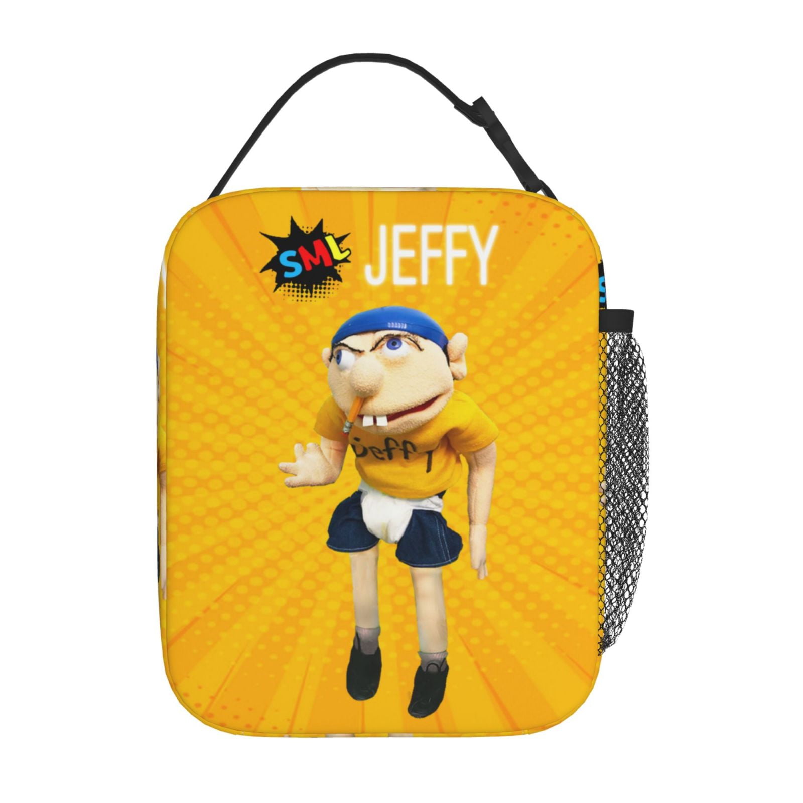 Sml Jeffy Lunch Bag Insulated Tote Cooler Small Lunch Box Reusable ...