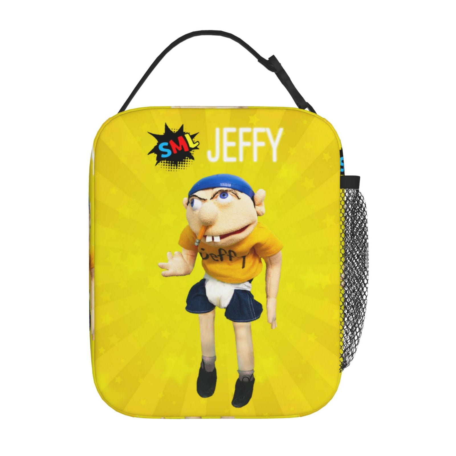 Sml Jeffy Lunch Bag Insulated Tote Cooler Small Lunch Box Reusable ...