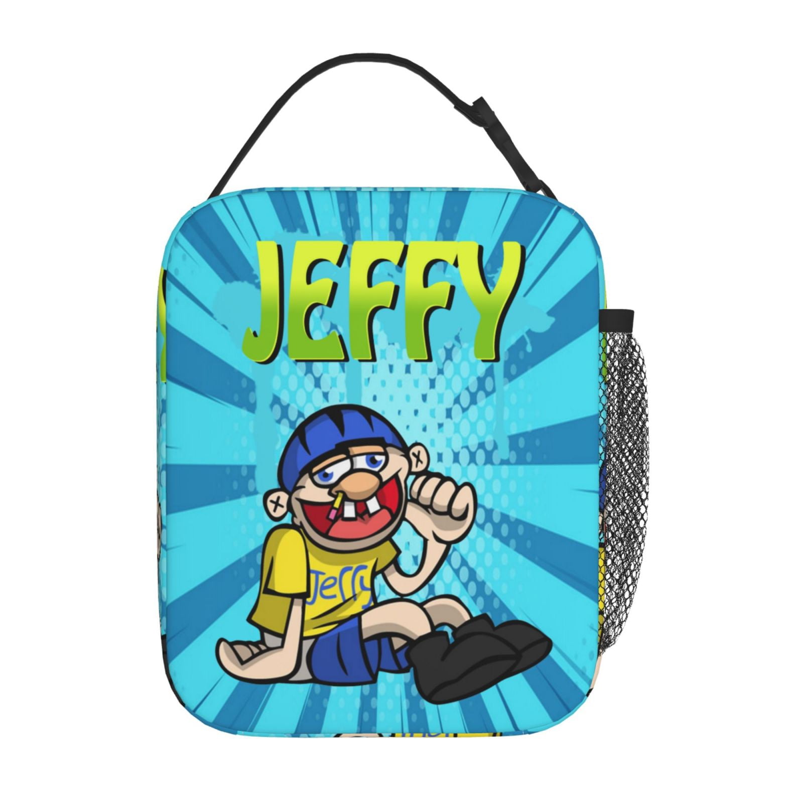 Sml Jeffy Lunch Bag Insulated Tote Cooler Small Lunch Box Reusable ...