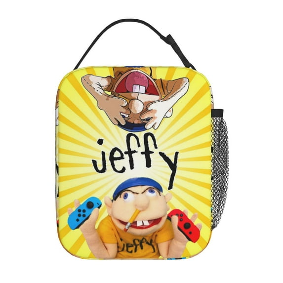 Sml Jeffy Lunch Bag Insulated Tote Cooler Small Lunch Box Reusable ...