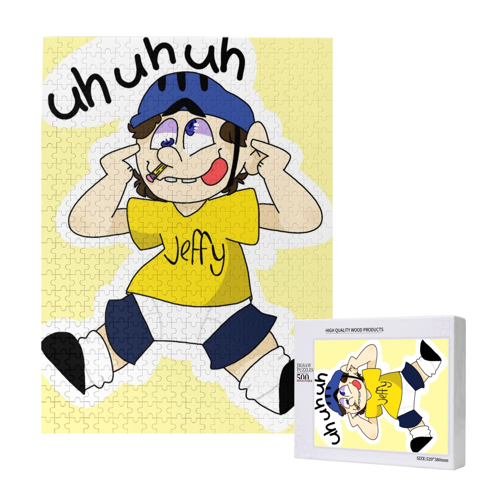 Sml Jeffy Jigsaw Puzzle 300 500 1000 Piece Colorful Puzzles Gifts for ...