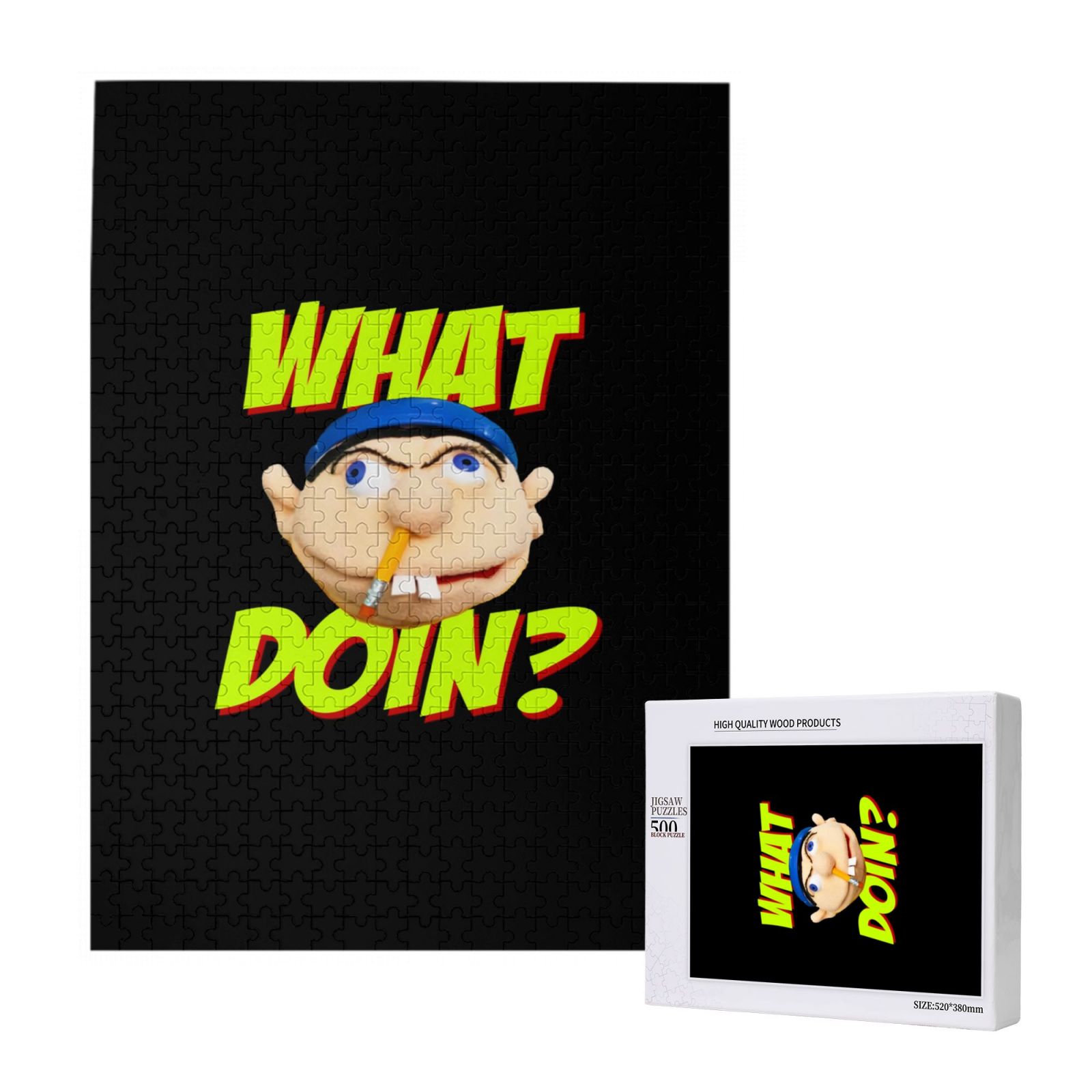 Sml Jeffy Jigsaw Puzzle 300 500 1000 Piece Colorful Puzzles Gifts for ...