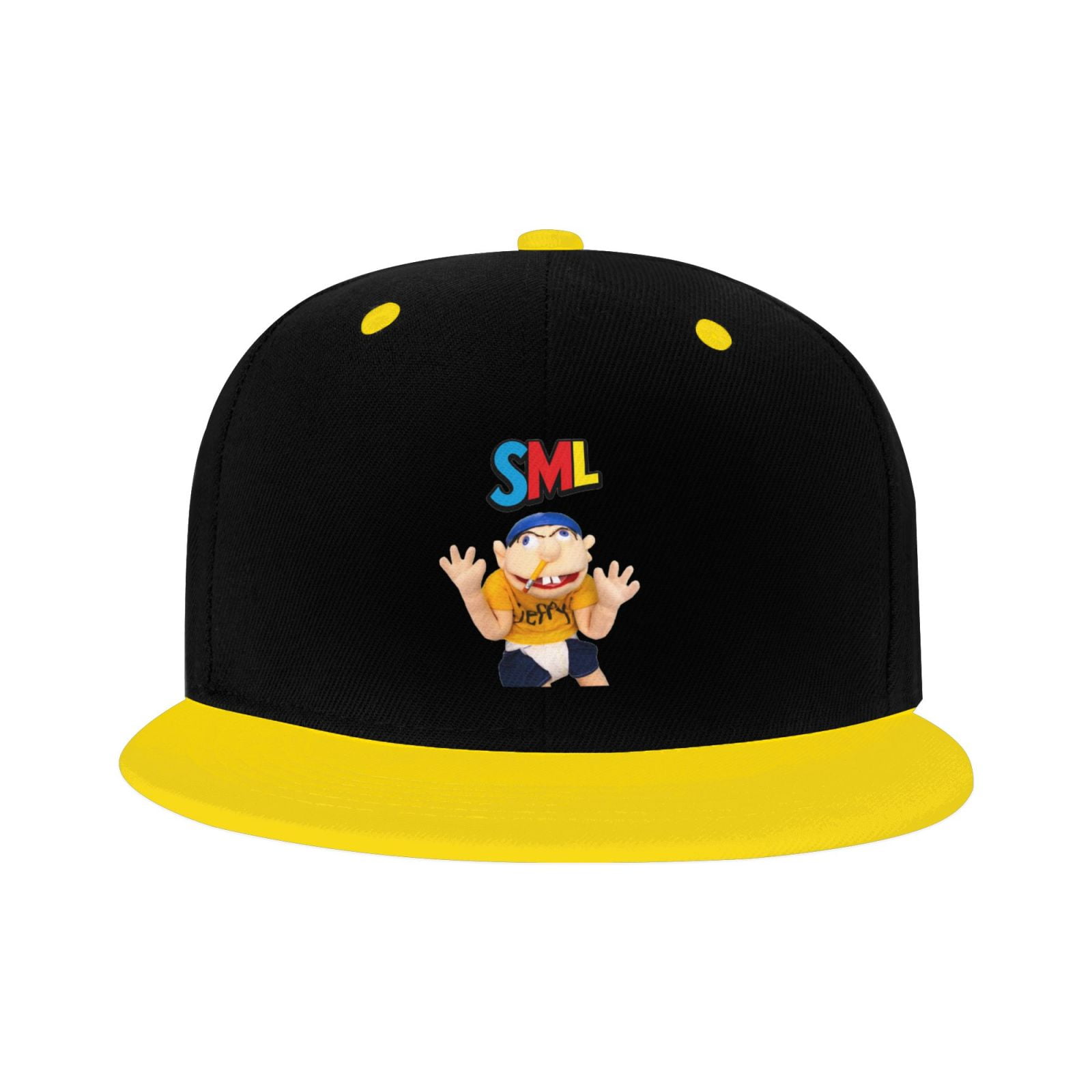 Sml Jeffy Kid'S Cartoon Baseball Cap,Adjustable Hip Hop Hat Flat Brim ...