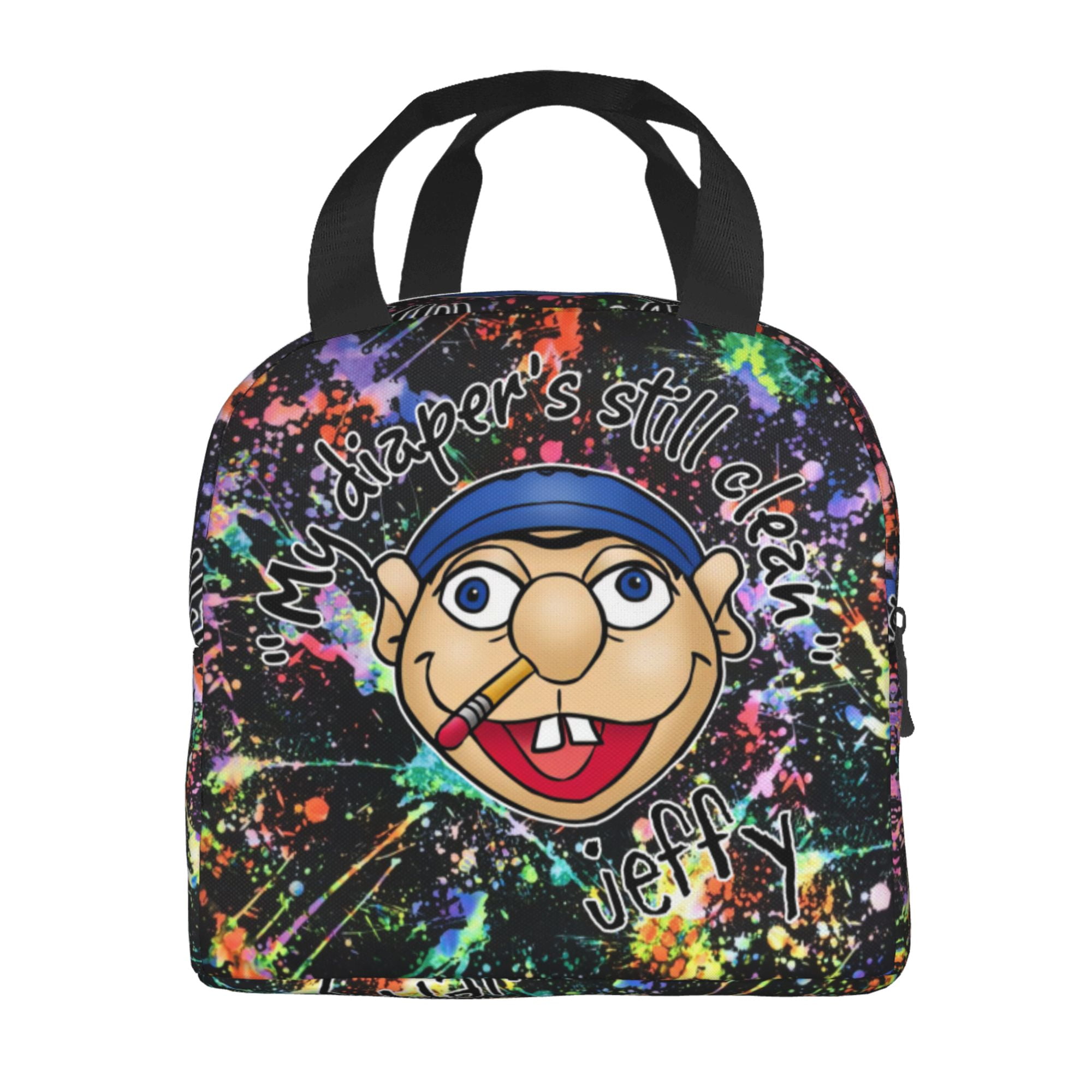 Sml Jeffy Lunch Bag for Reusable Insulated Lunch Box Portable Lunch ...