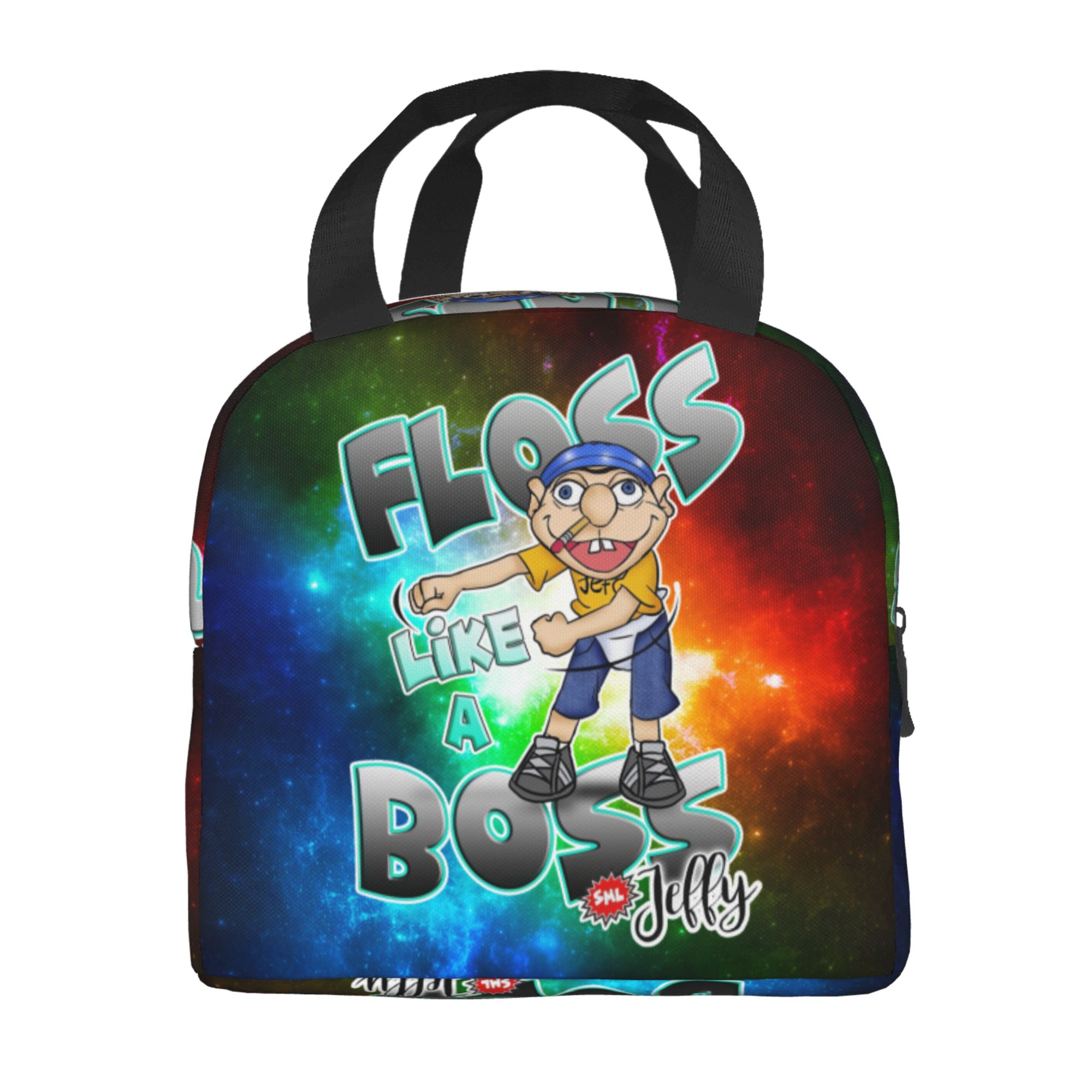 Sml Jeffy Lunch Bag for Reusable Insulated Lunch Box Portable Lunch ...