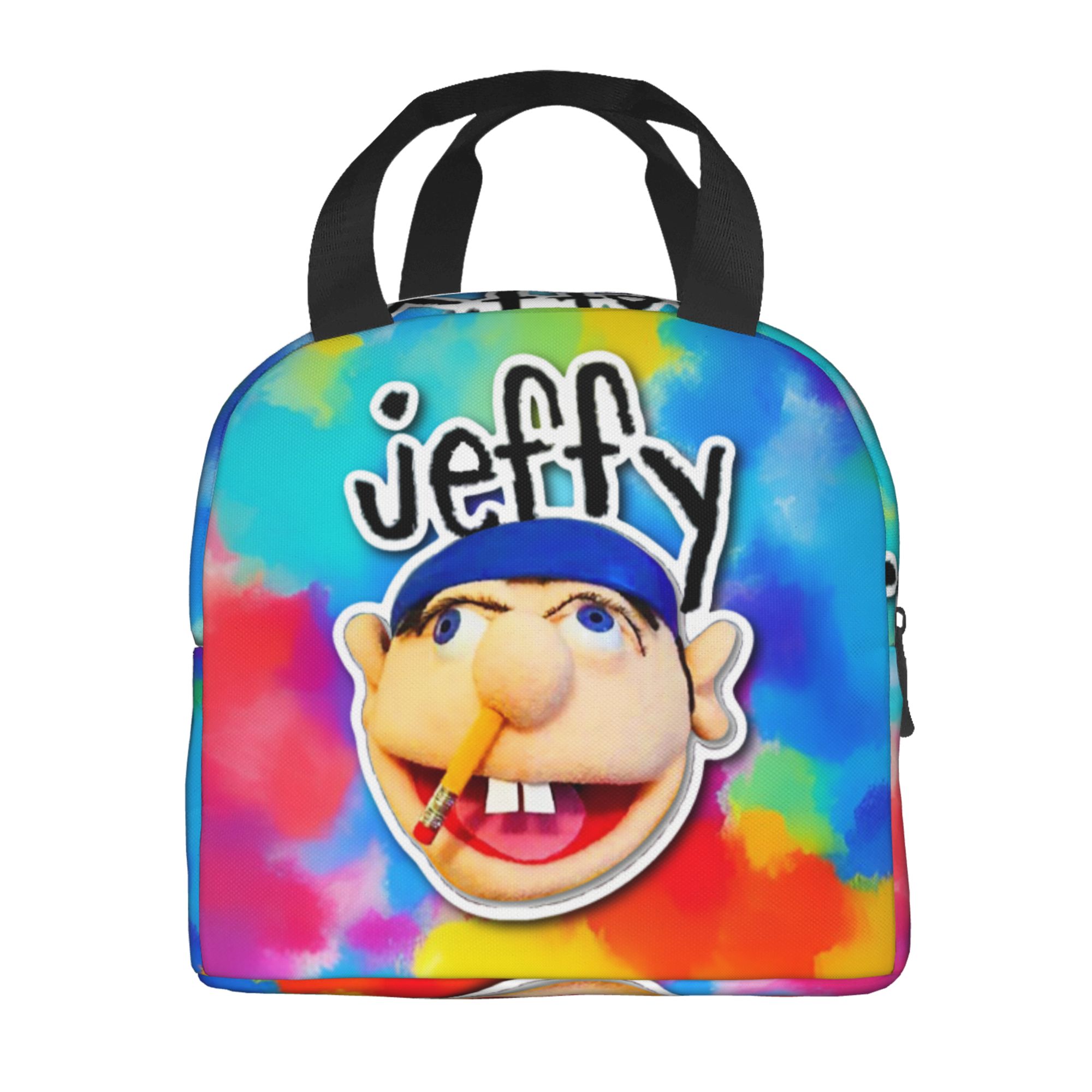 Sml Jeffy Lunch Bag for Reusable Insulated Lunch Box Portable Lunch ...
