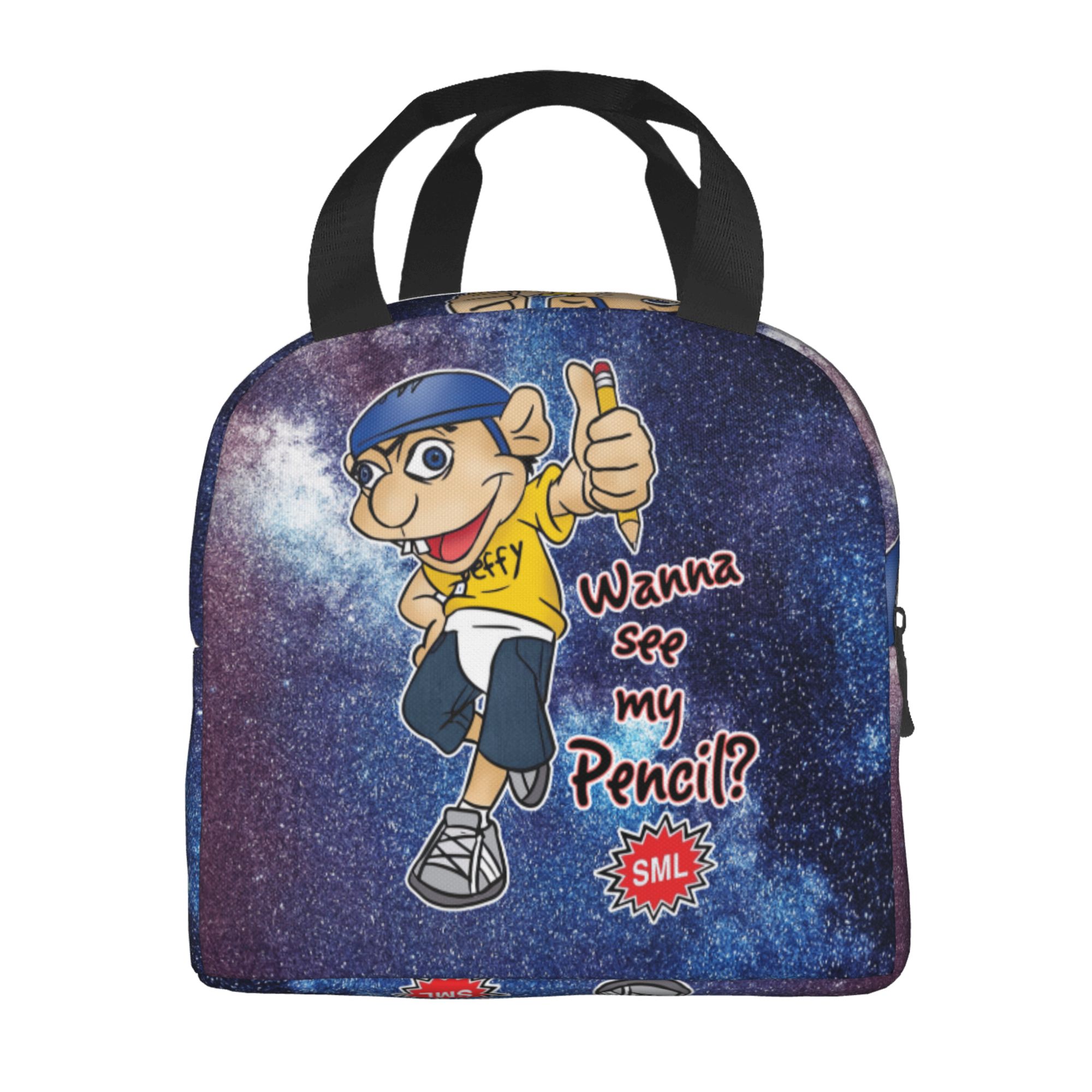 Sml Jeffy Lunch Bag for Reusable Insulated Lunch Box Portable Lunch ...