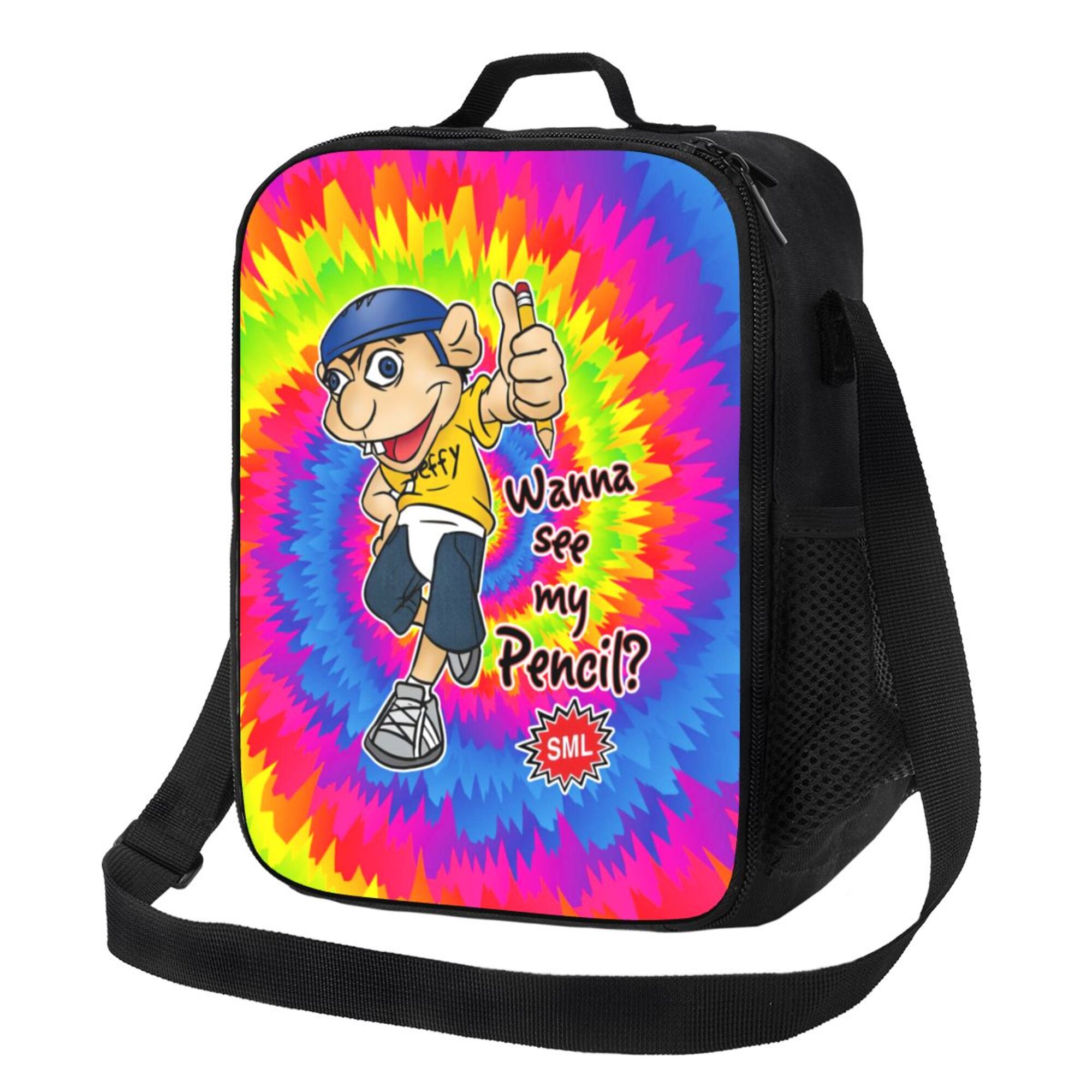 Sml Jeffy Lunch Bag Reusable Portable Lunch Box for Work Office Picnic ...