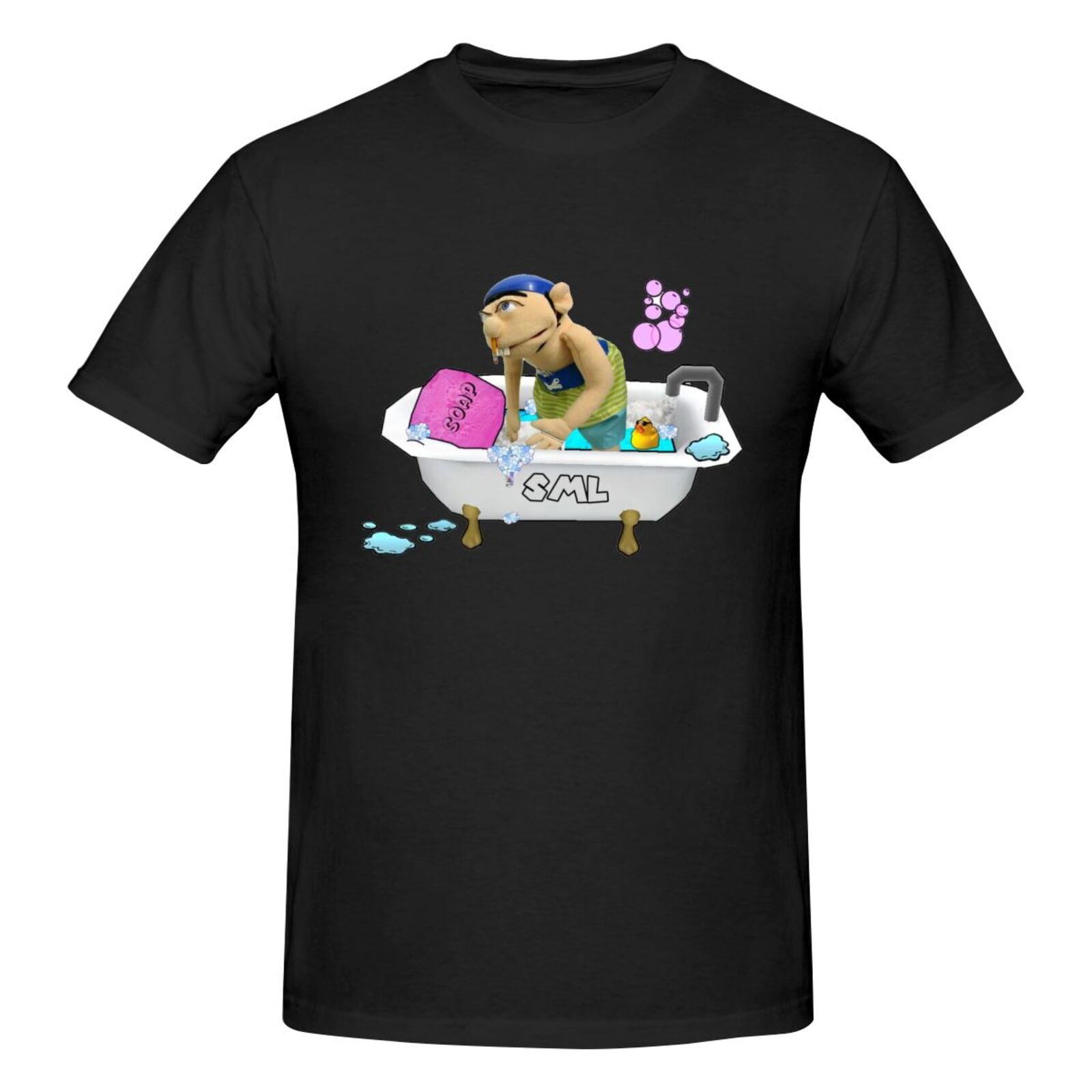 Sml Jeffy Men's T-Shirt Short Sleeve Crew Neck Tees - Walmart.com