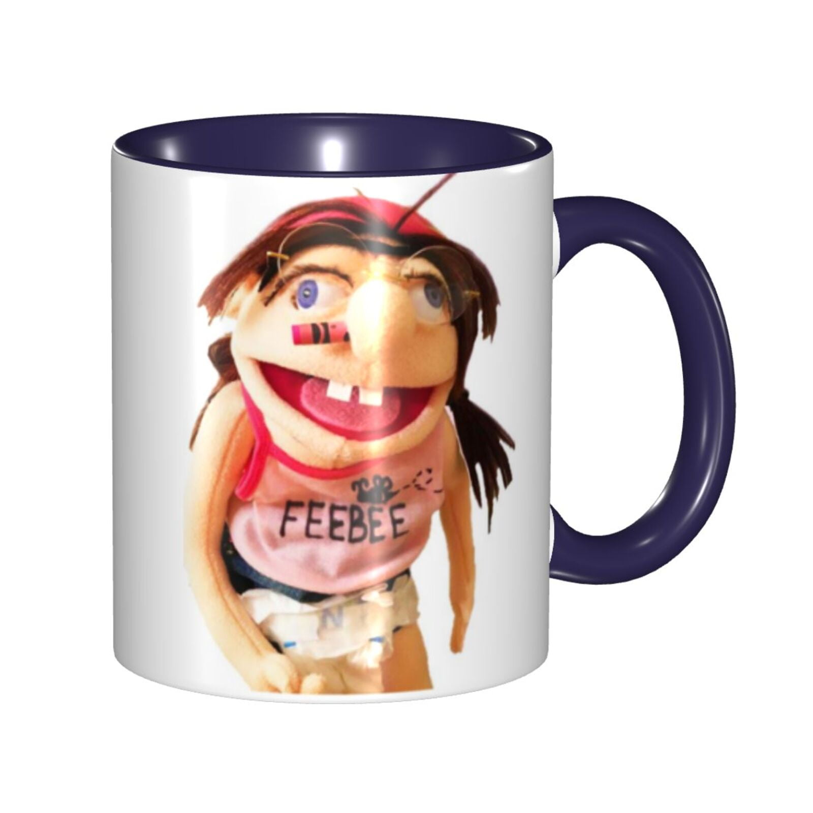 Sml Jeffy Mug Coffee Ceramic Colourful Cup Cartoon Funny Cup with ...