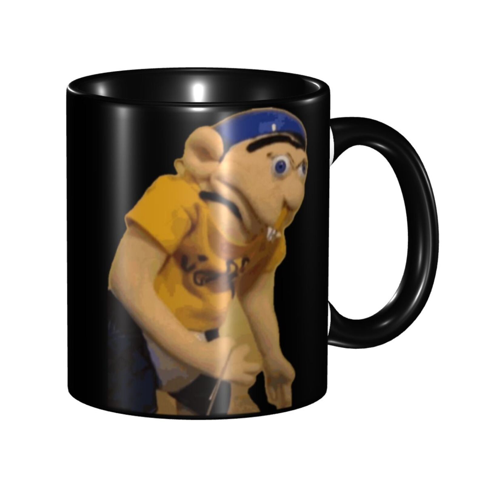 Sml Jeffy Mug Coffee Ceramic Colourful Cup Cartoon Funny Cup with ...