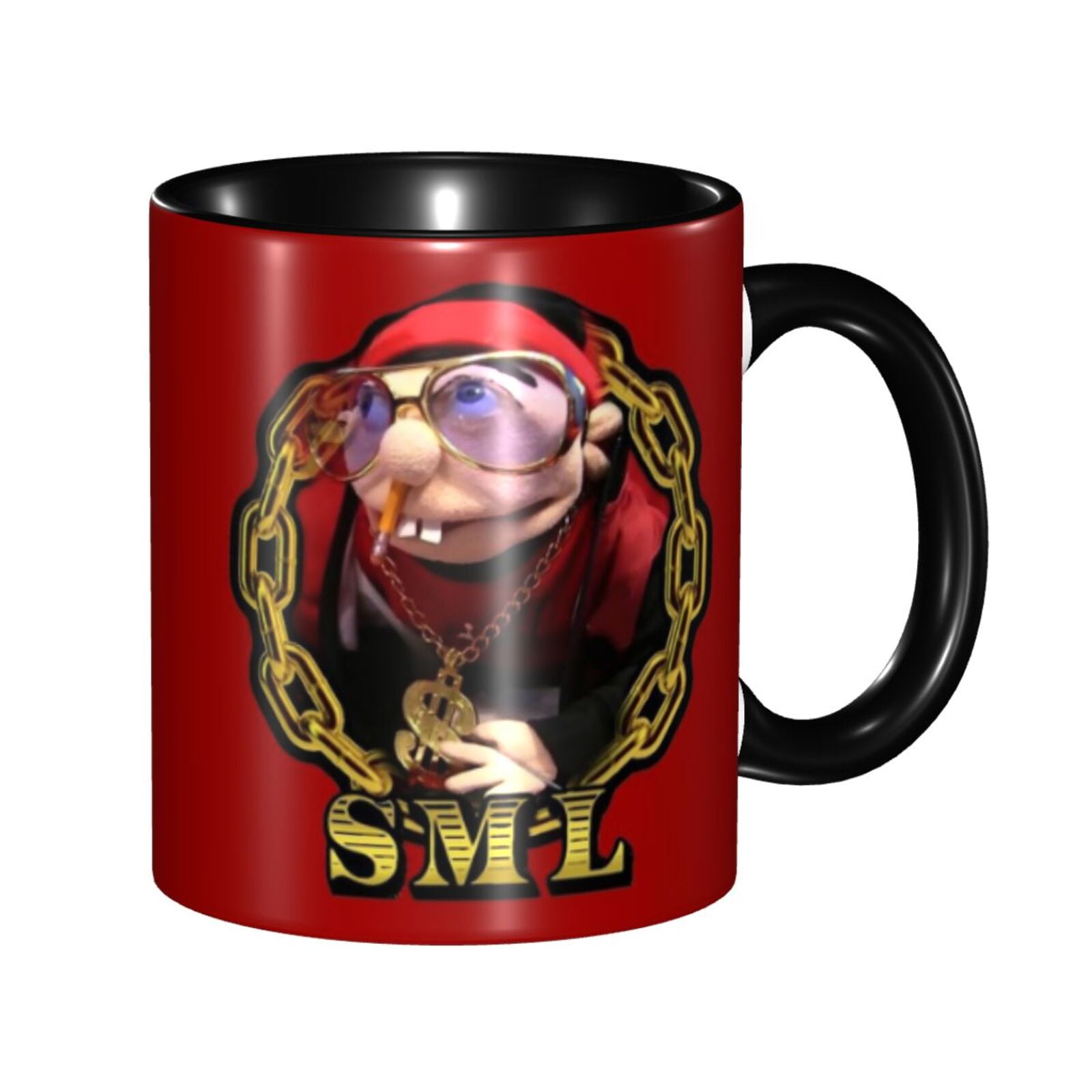 Sml Jeffy Mug Coffee Ceramic Colourful Cup Cartoon Funny Cup with ...