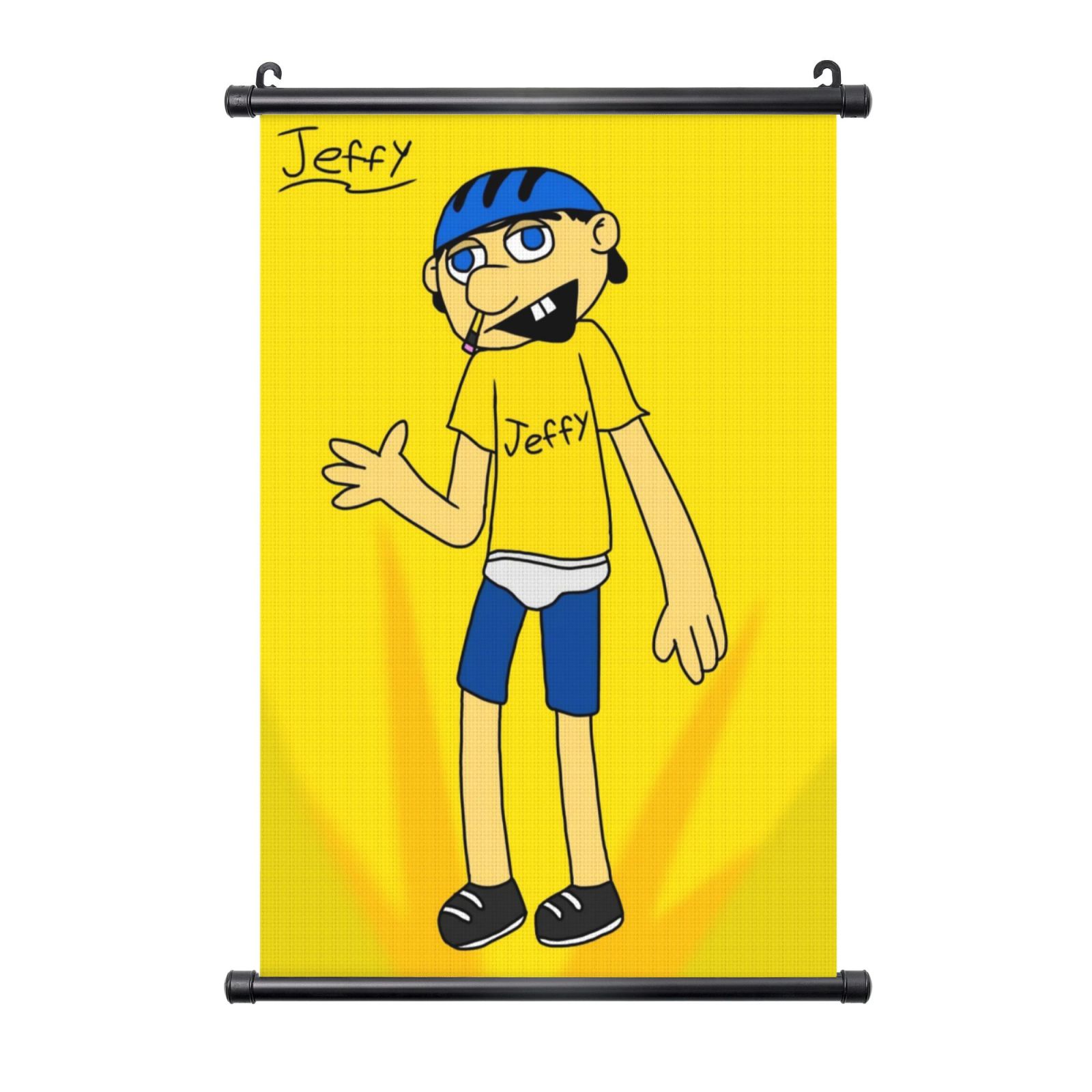 Sml Jeffy Poster Aesthetic Canvas PVC Shaft Wall Art Hanging Hanger ...