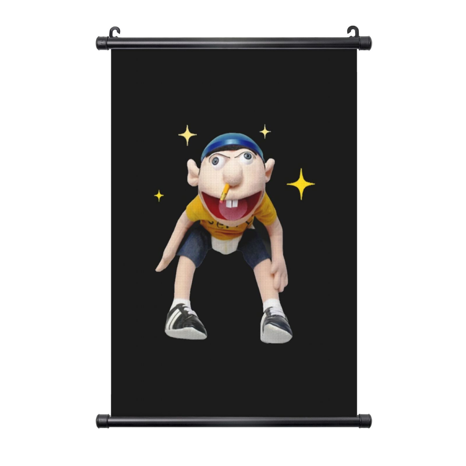 Sml Jeffy Poster Aesthetic Canvas PVC Shaft Wall Art Hanging Hanger ...
