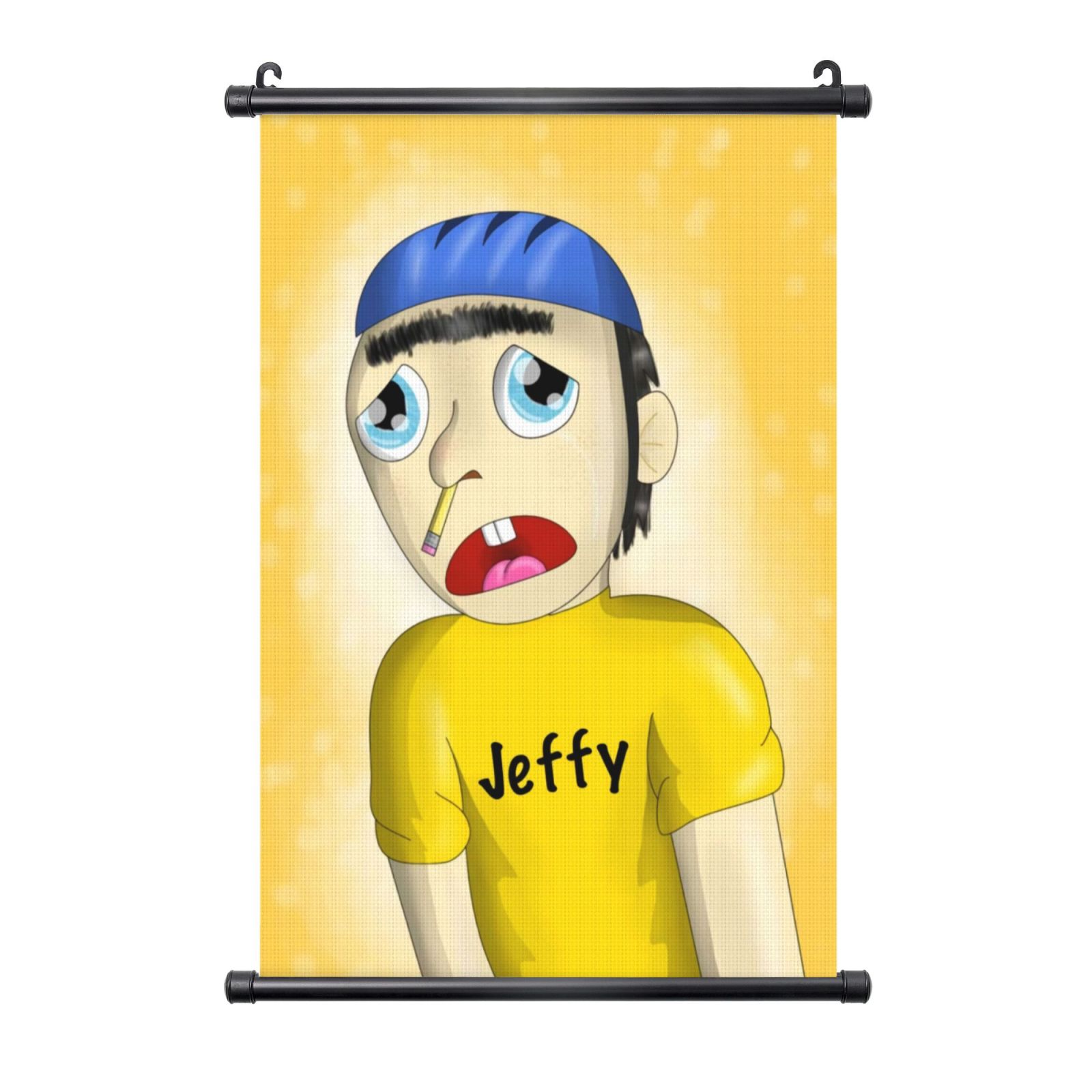 Sml Jeffy Poster Aesthetic Canvas PVC Shaft Wall Art Hanging Hanger ...