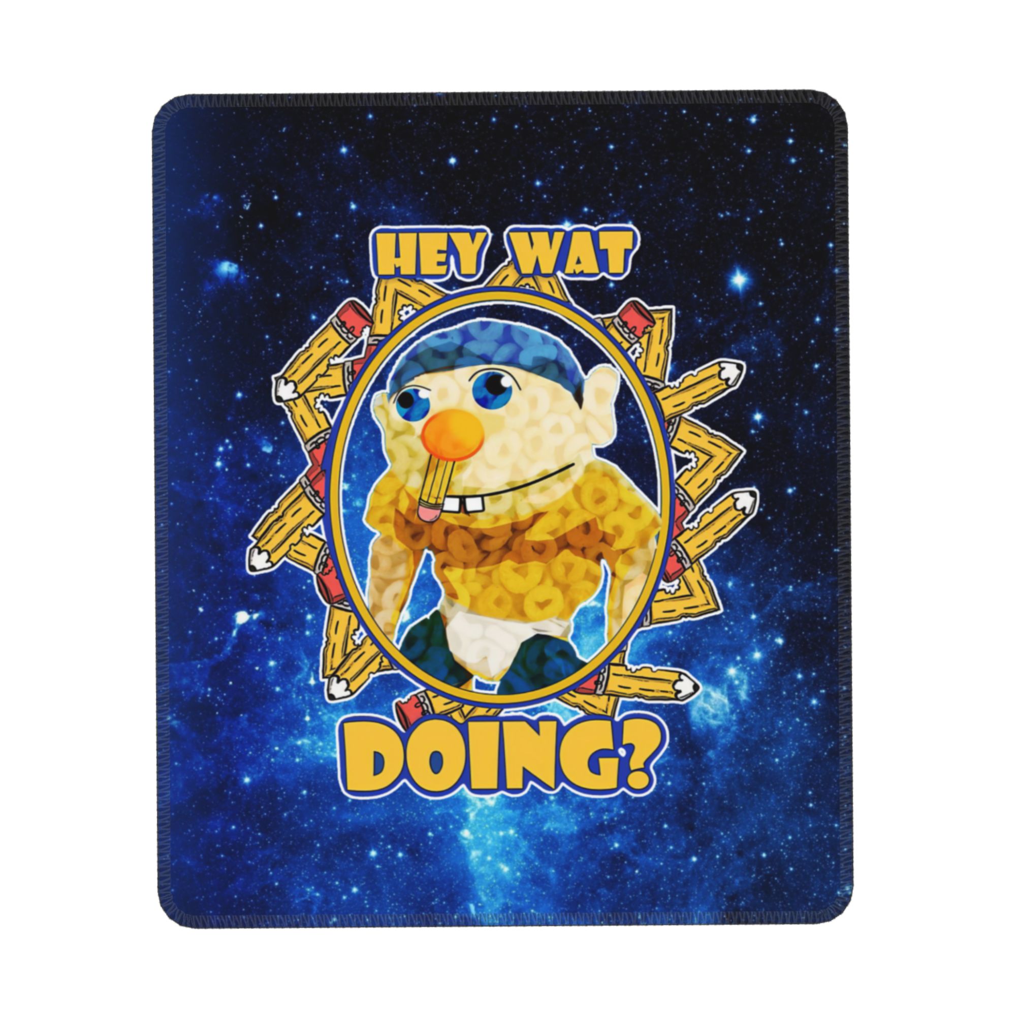 Sml Jeffy Rubber Lock Edge Mouse Pad (Vertical) Office Mouse Pad Home ...