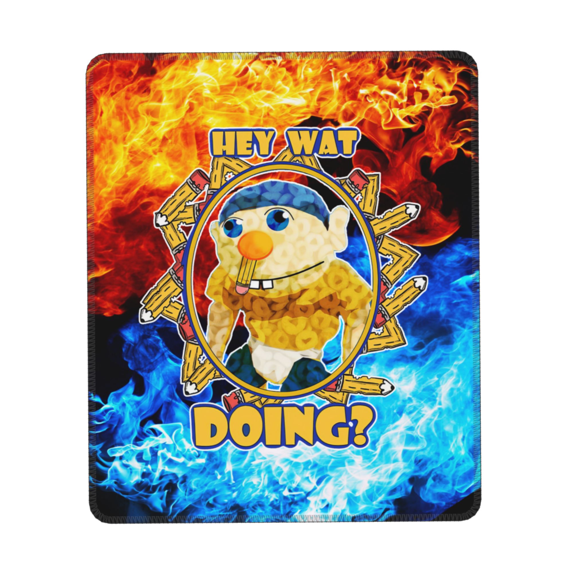 Sml Jeffy Rubber Lock Edge Mouse Pad (Vertical) Office Mouse Pad Home ...