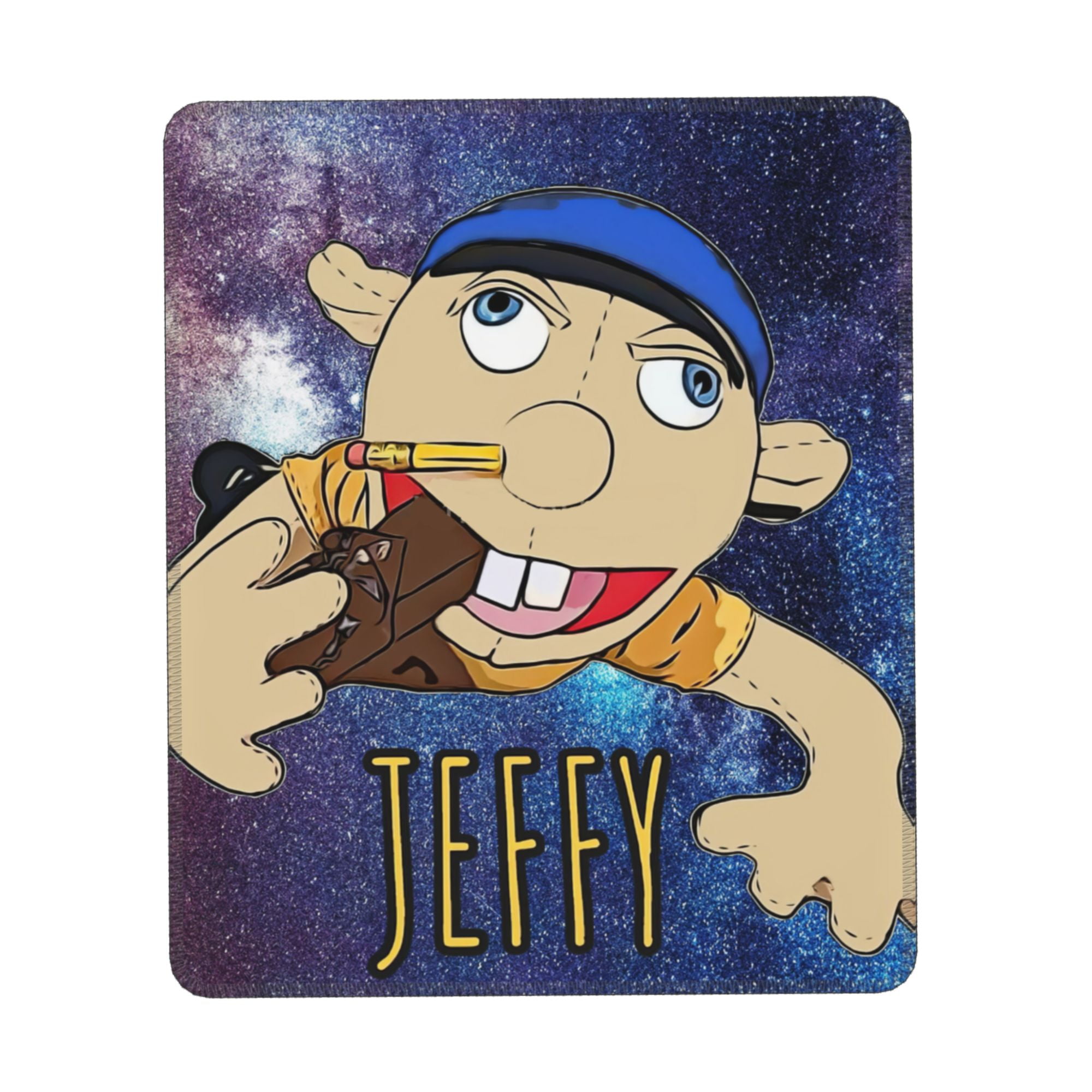 Sml Jeffy Rubber Lock Edge Mouse Pad (Vertical) Office Mouse Pad Home ...