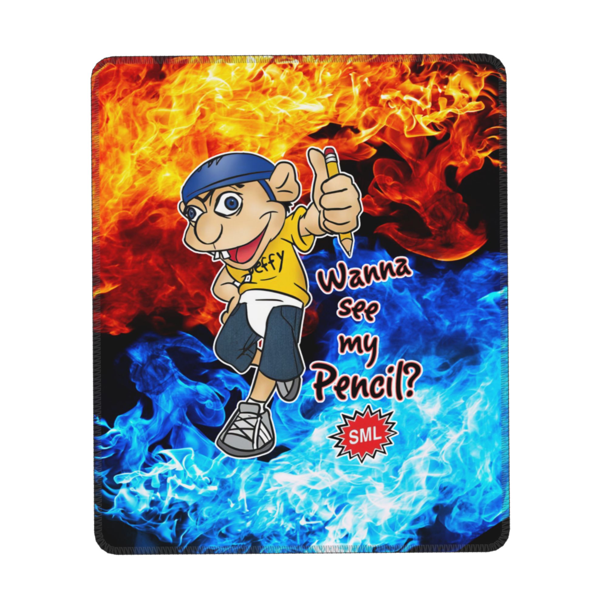 Sml Jeffy Rubber Lock Edge Mouse Pad (Vertical) Office Mouse Pad Home Mouse Pad - Walmart.com