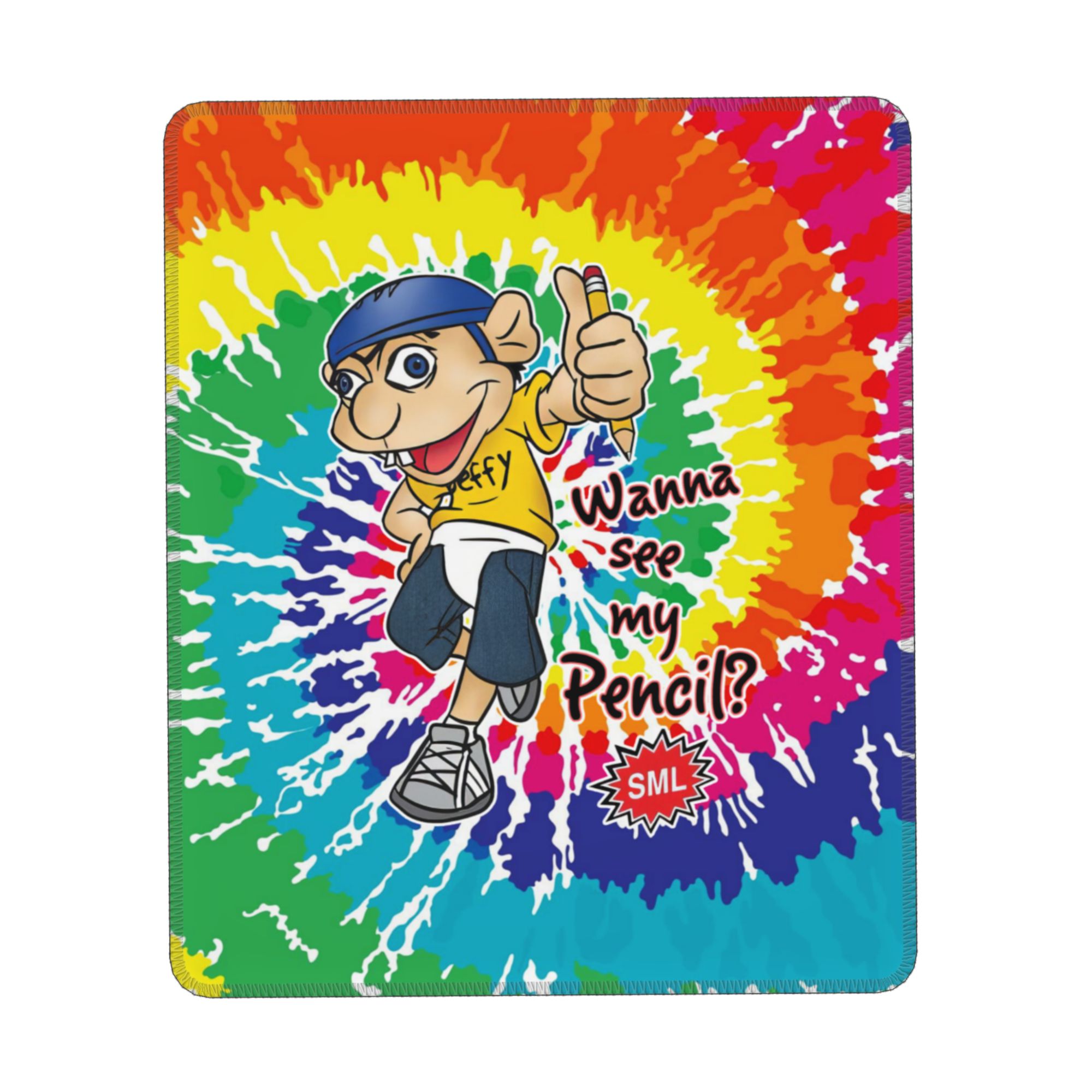 Sml Jeffy Rubber Lock Edge Mouse Pad (Vertical) Office Mouse Pad Home ...