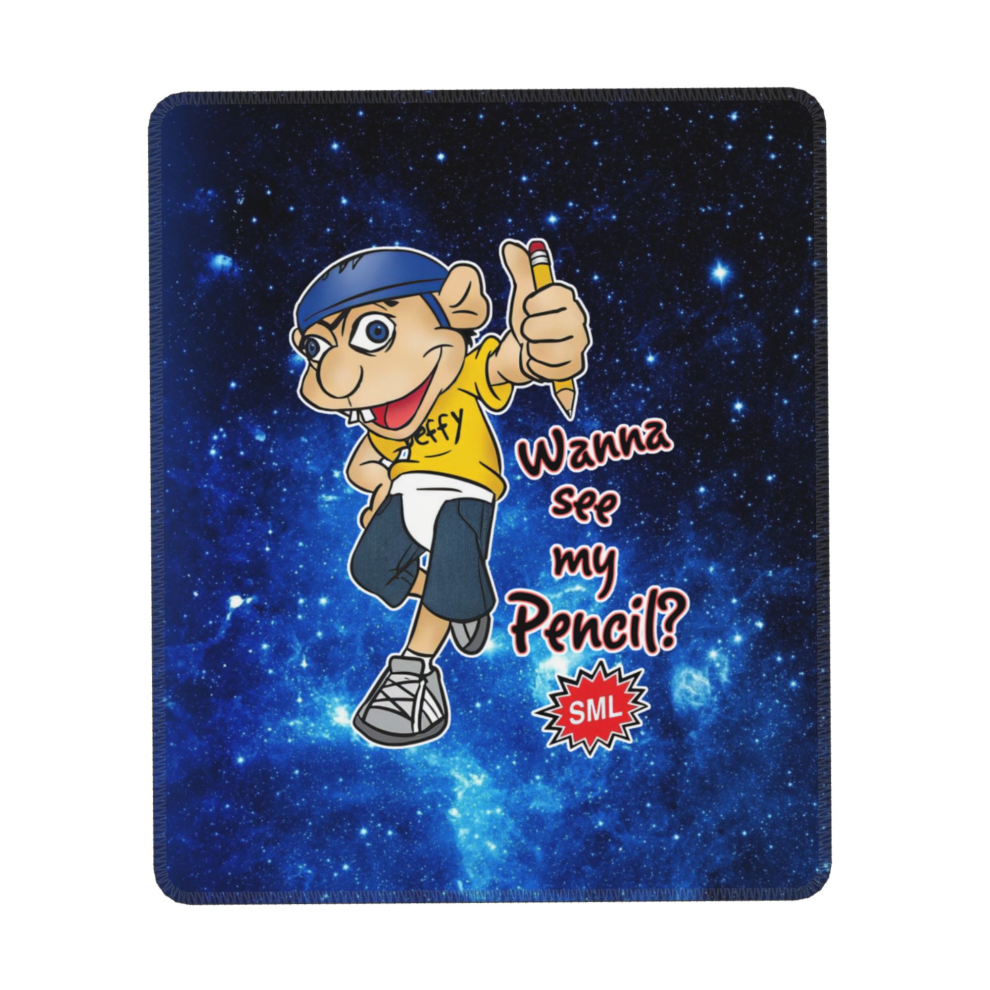 Sml Jeffy Rubber Lock Edge Mouse Pad (Vertical) Office Mouse Pad Home ...