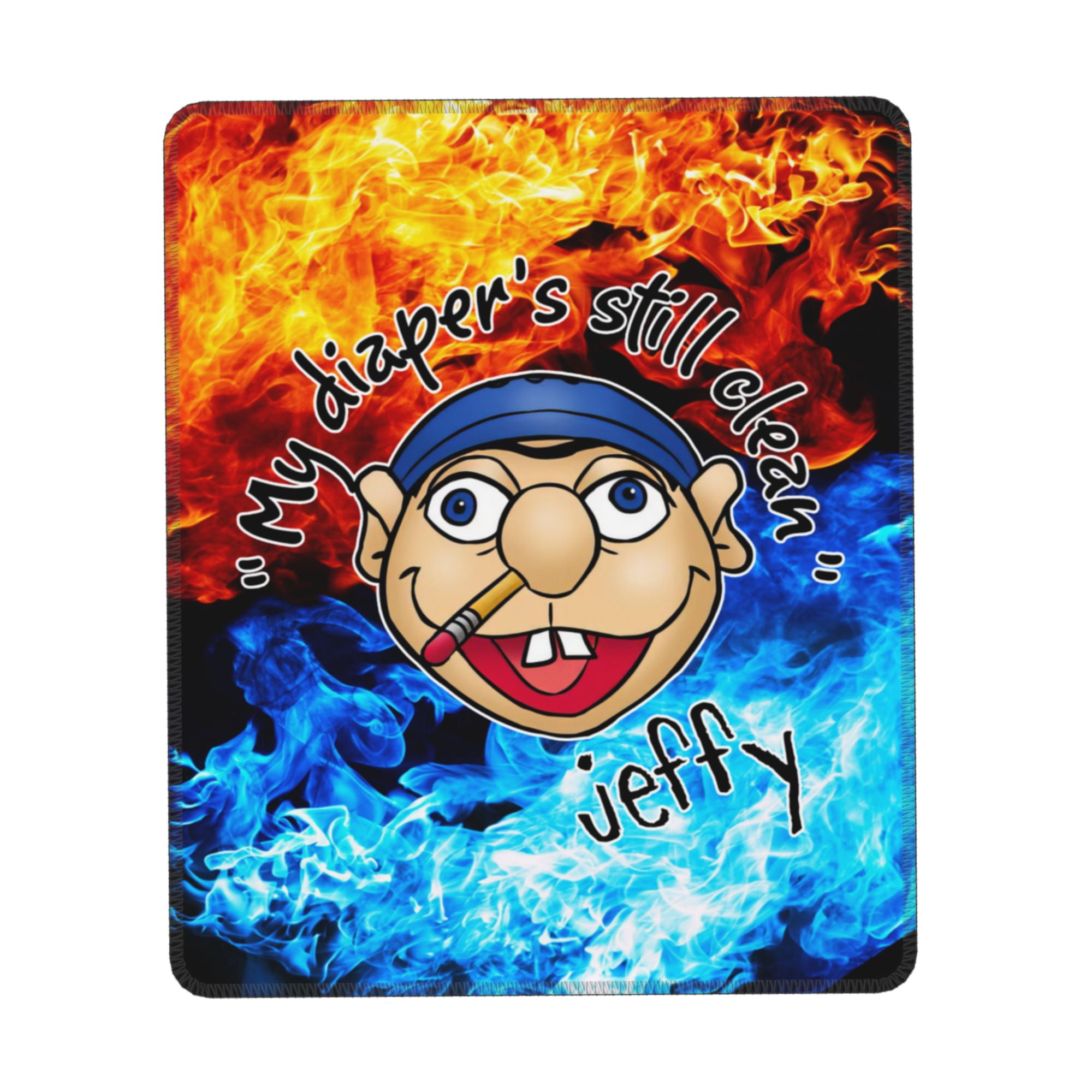 Sml Jeffy Rubber Lock Edge Mouse Pad (Vertical) Office Mouse Pad Home ...