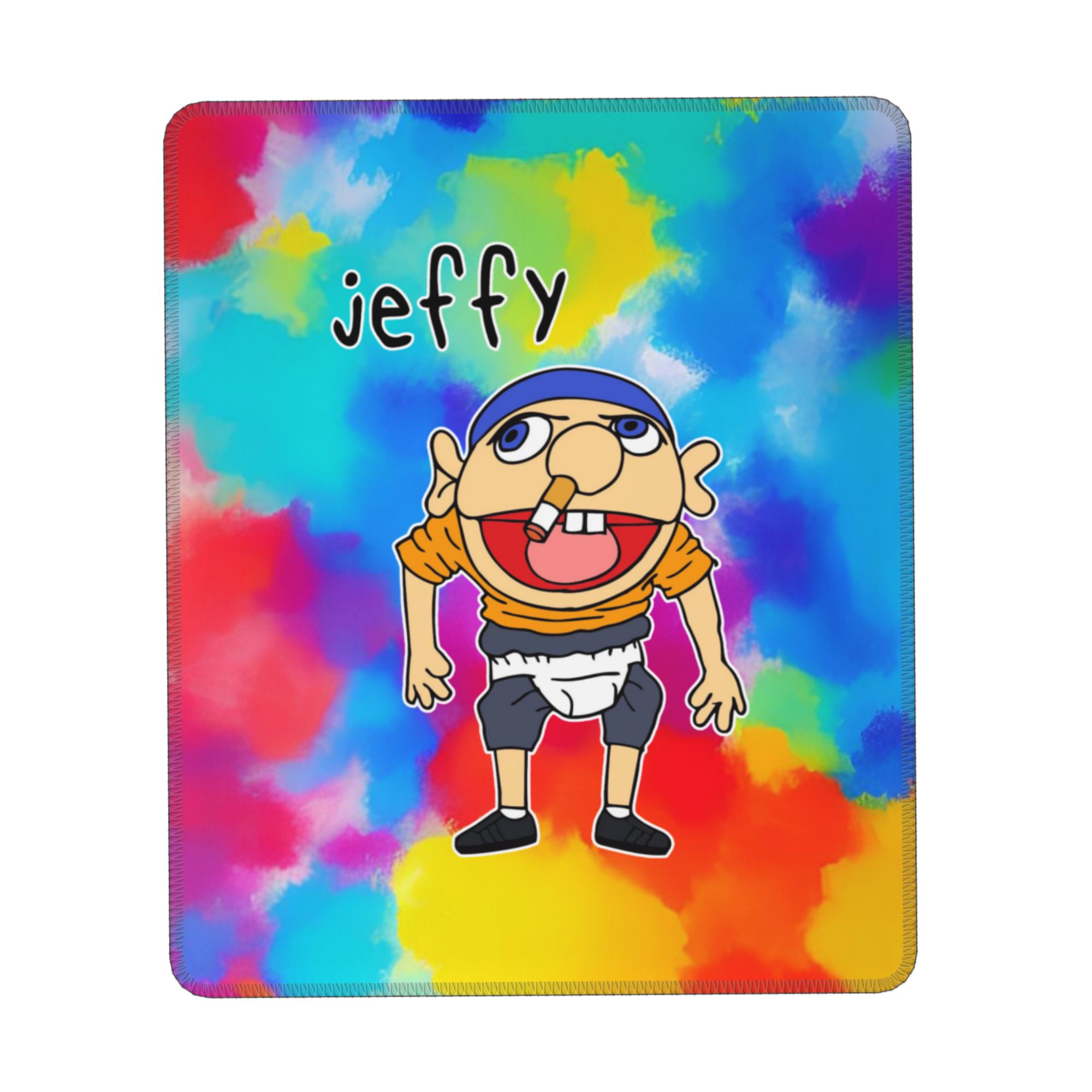 Sml Jeffy Rubber Lock Edge Mouse Pad (Vertical) Office Mouse Pad Home ...