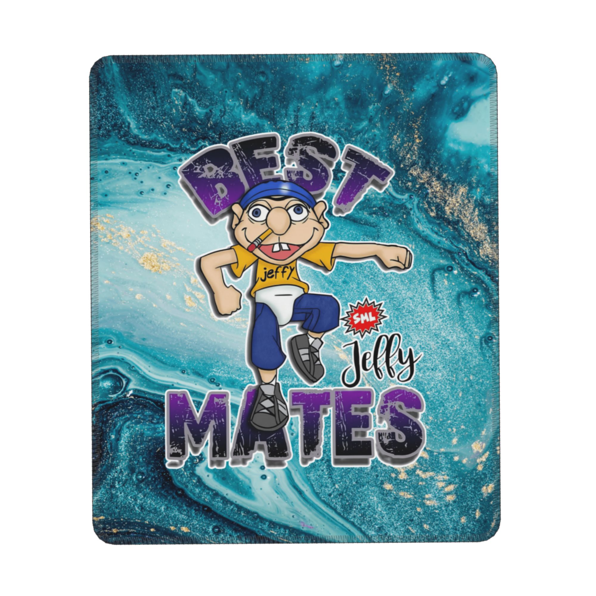 Sml Jeffy Rubber Lock Edge Mouse Pad (Vertical) Office Mouse Pad Home ...