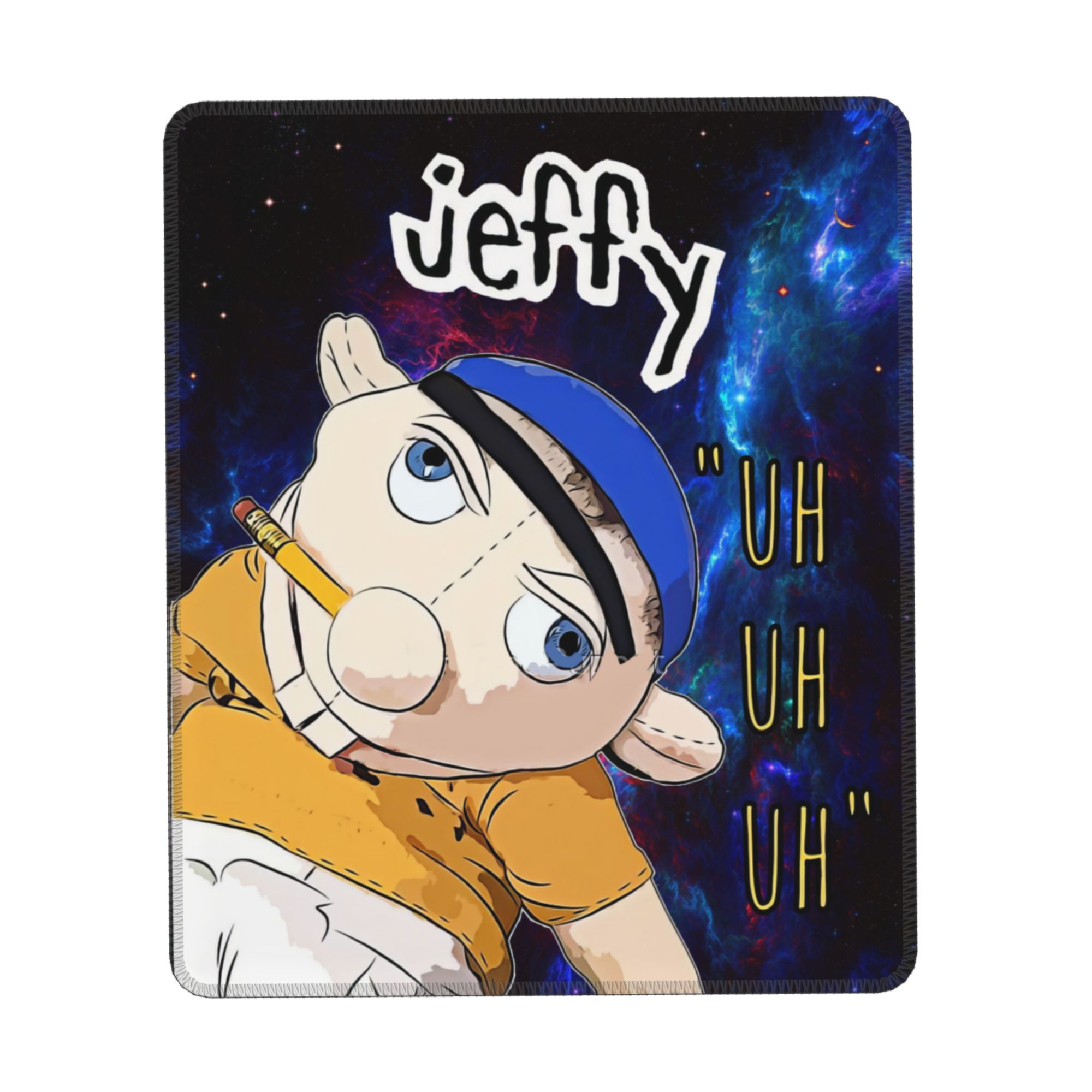 Sml Jeffy Rubber Lock Edge Mouse Pad (Vertical) Office Mouse Pad Home ...