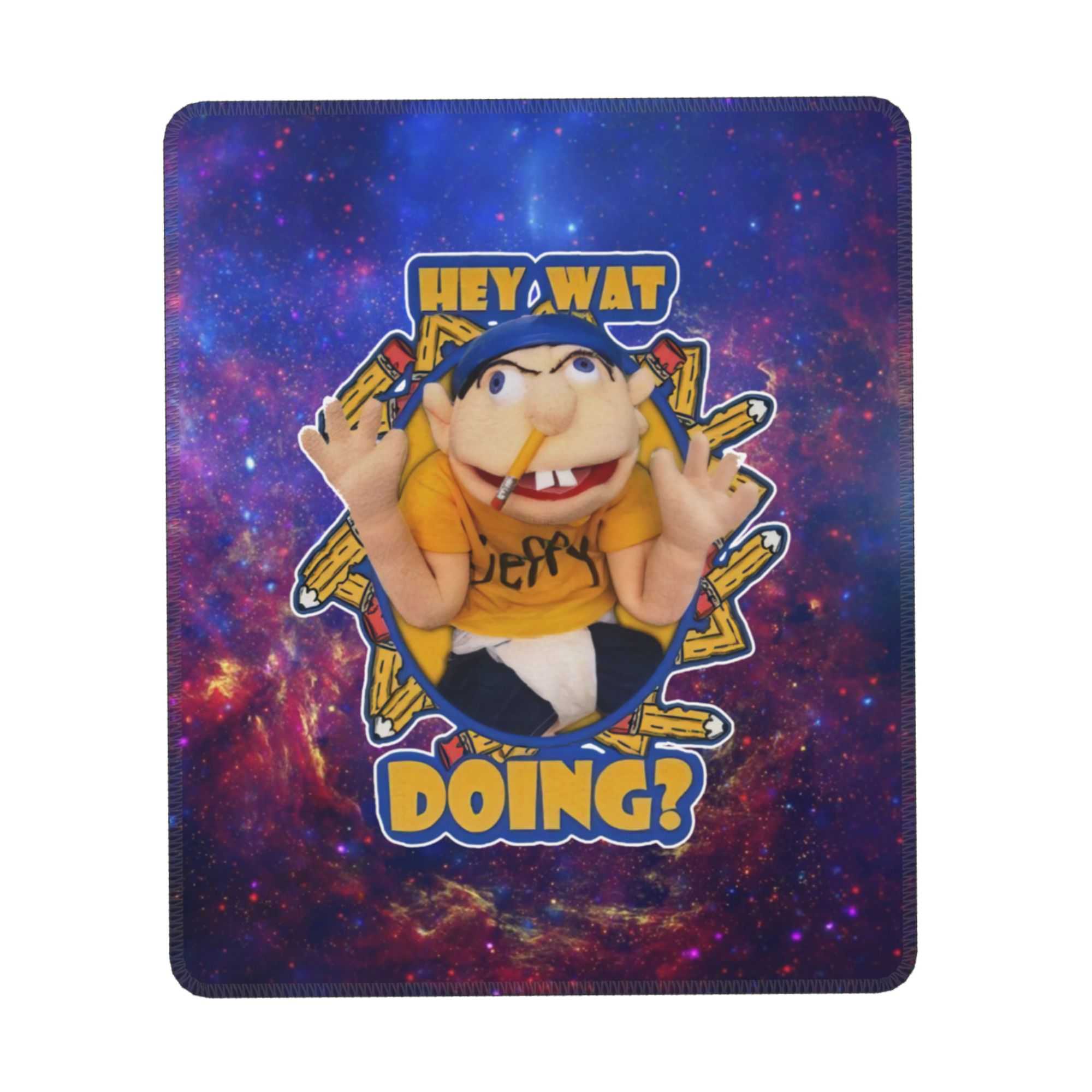 Sml Jeffy Rubber Lock Edge Mouse Pad (Vertical) Office Mouse Pad Home ...