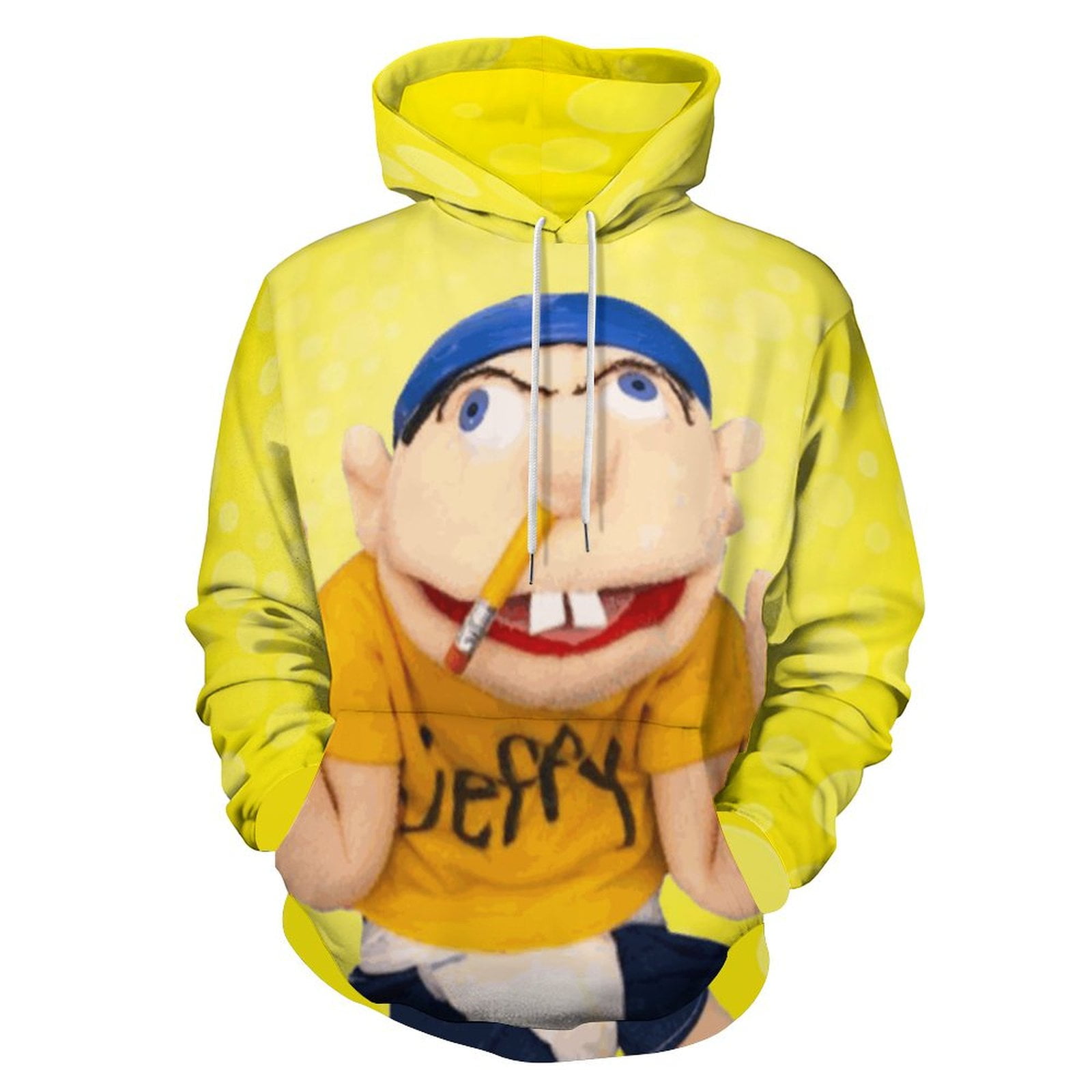 Sml Jeffy Sml Jeffy Hoodie 3D Print Pullover Hooded Long Sleeve ...