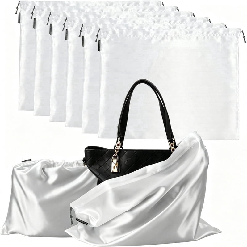Smlper 6 Pack 23.6 × 19.6 in Dust Bags, for Handbags Silk Dust Cover ...